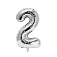 Silver Foil Number Balloon by Celebrate It™ - Walmart.com