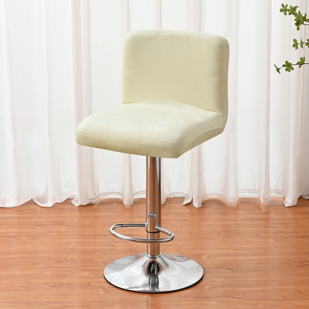Silver Fox High Stool Stretch Chair Cover for Low Back Bar Stool ...