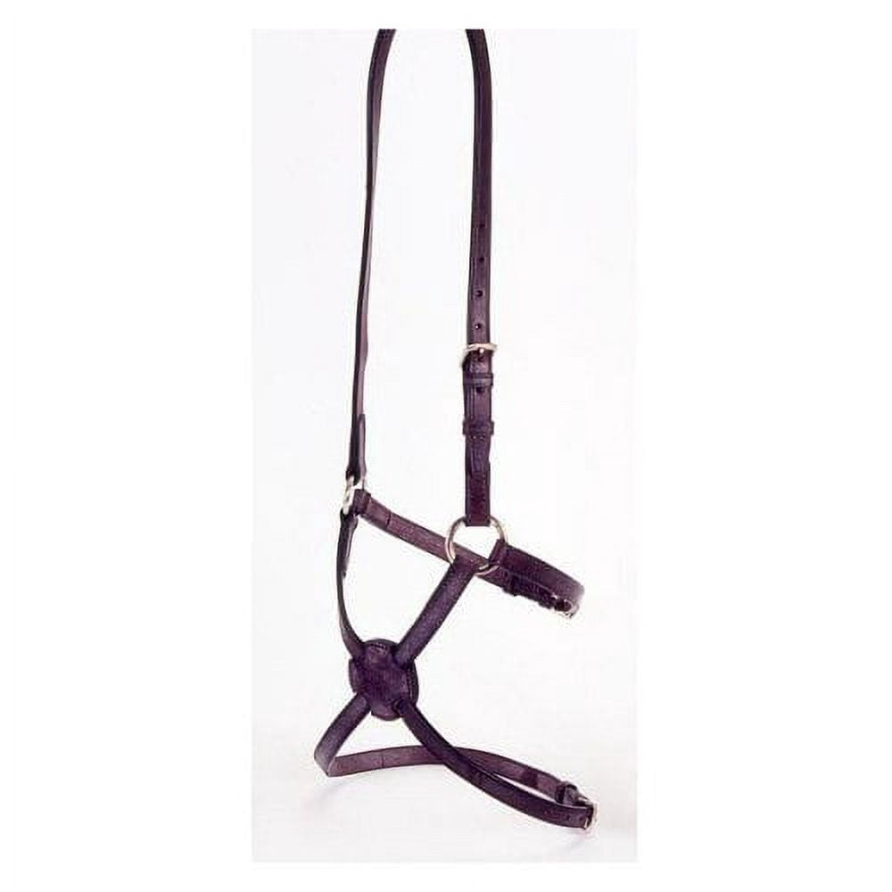 Silver Fox Horse Tack Leather Figure 8 Noseband Bridle Brown Full Size ...