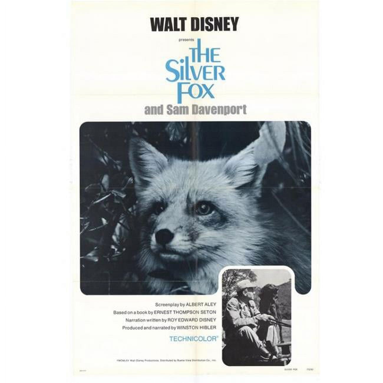 Silver Fox & Sam Davenport Movie Poster - 27 x 40 in. - Walmart.com