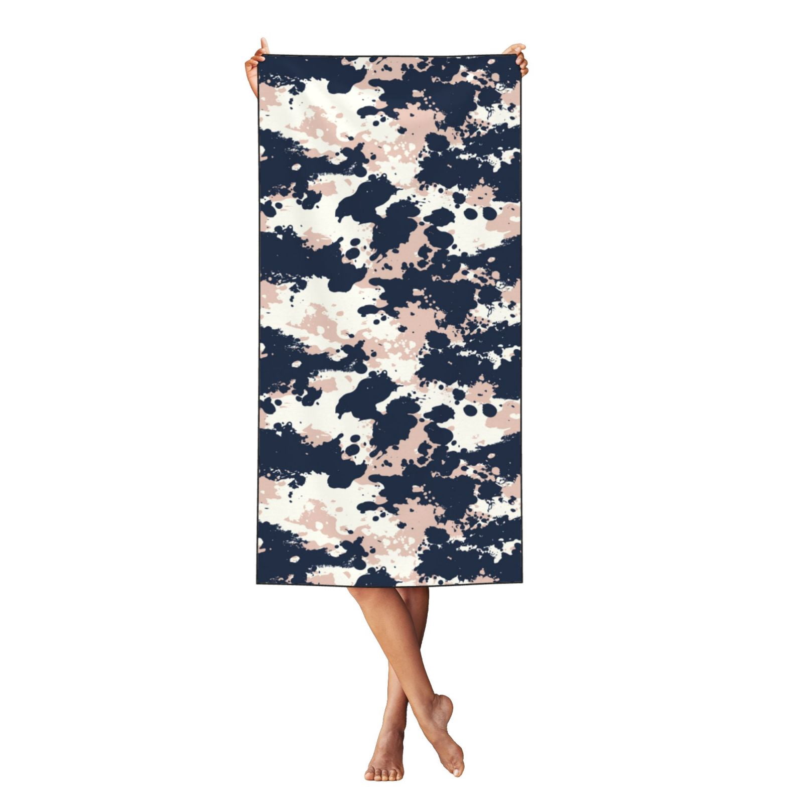 Silver Fox Velvet Beach Towel27.5x55in Beach Cushion For Home Travel ...