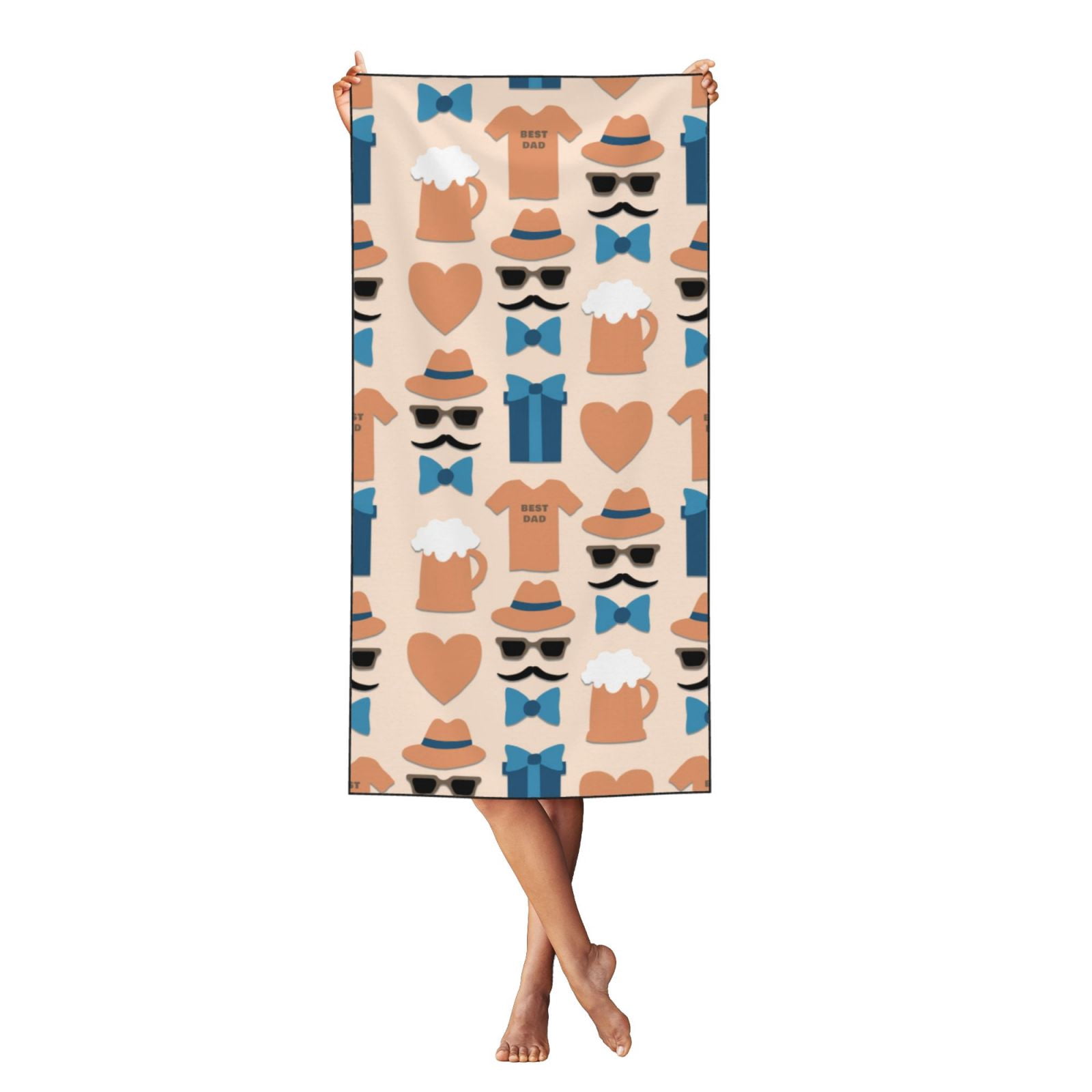 Silver Fox Velvet Beach Towel27.5x55in Beach Cushion For Home Travel ...