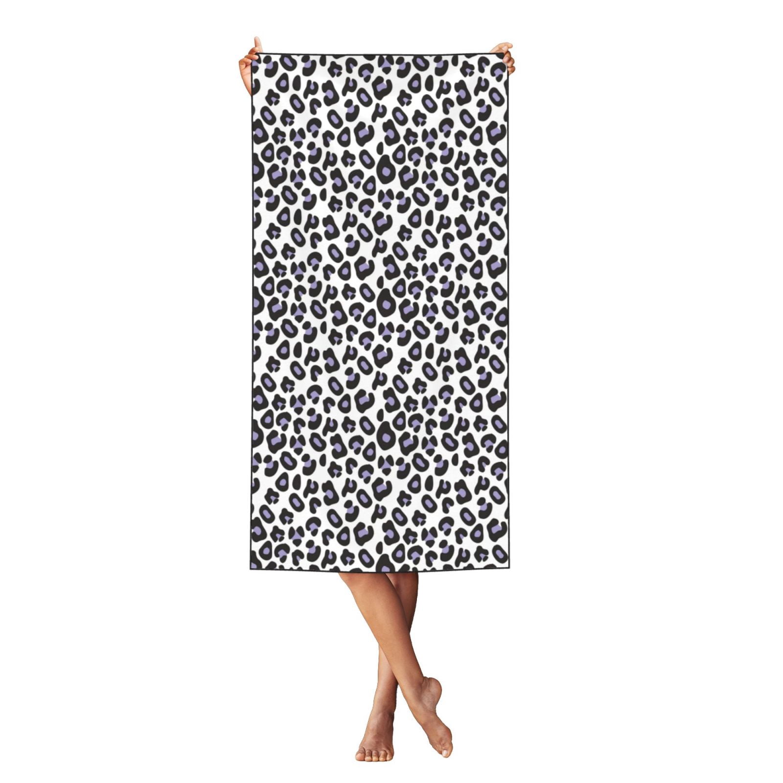 Silver Fox Velvet Beach Towel27.5x55in Beach Cushion For Home Travel ...