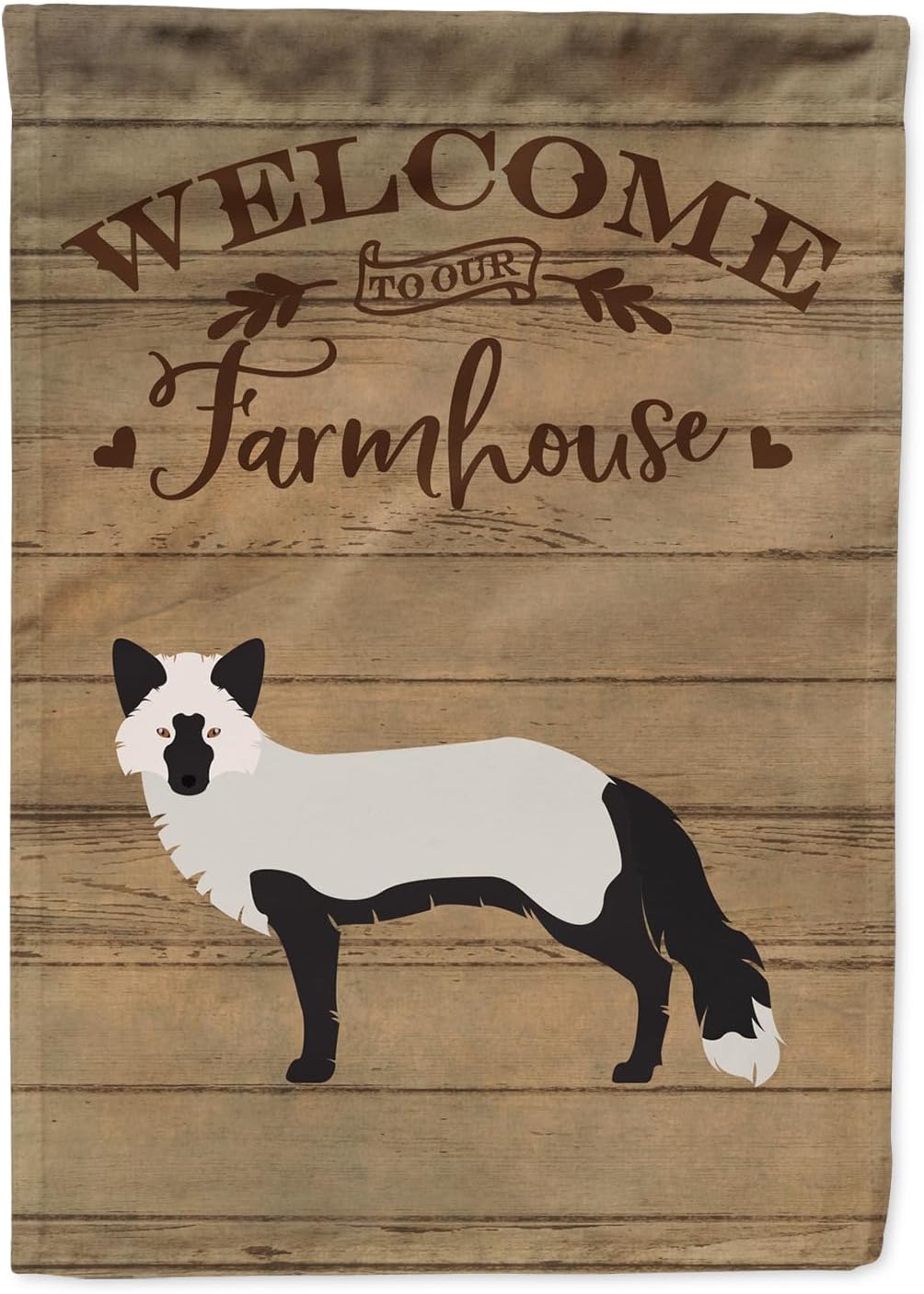 Silver Fox Welcome Garden Flag Mailbox Flag Decorative Yard Flag Banner ...