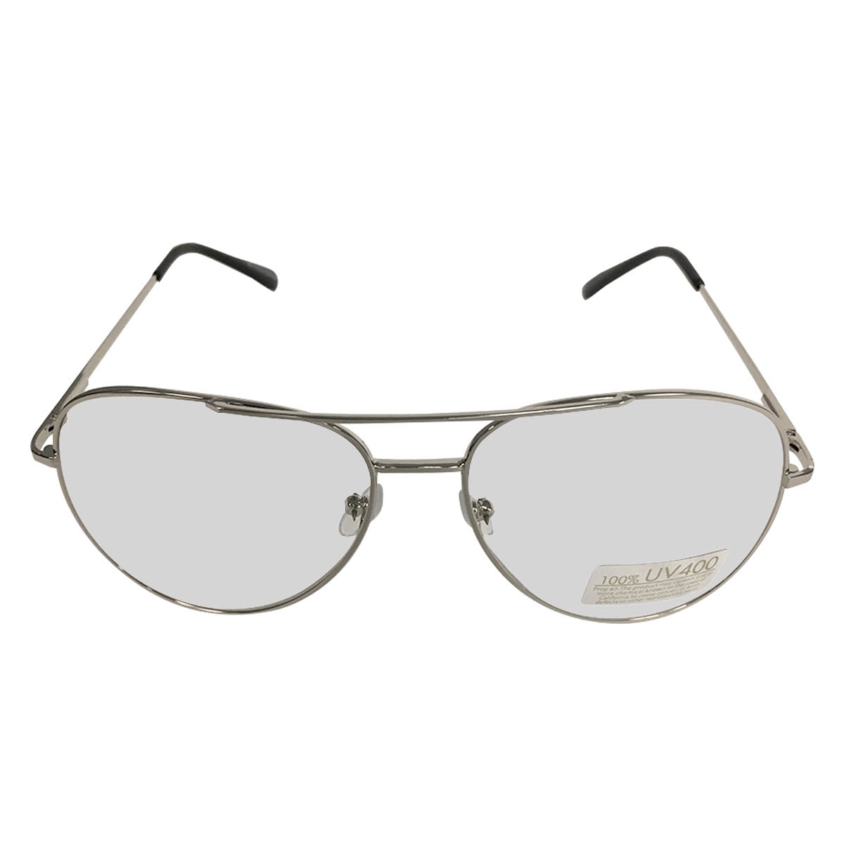 Silver Frames With Clear Lens Aviator Glasses Napoleon Dynamite Bill ...