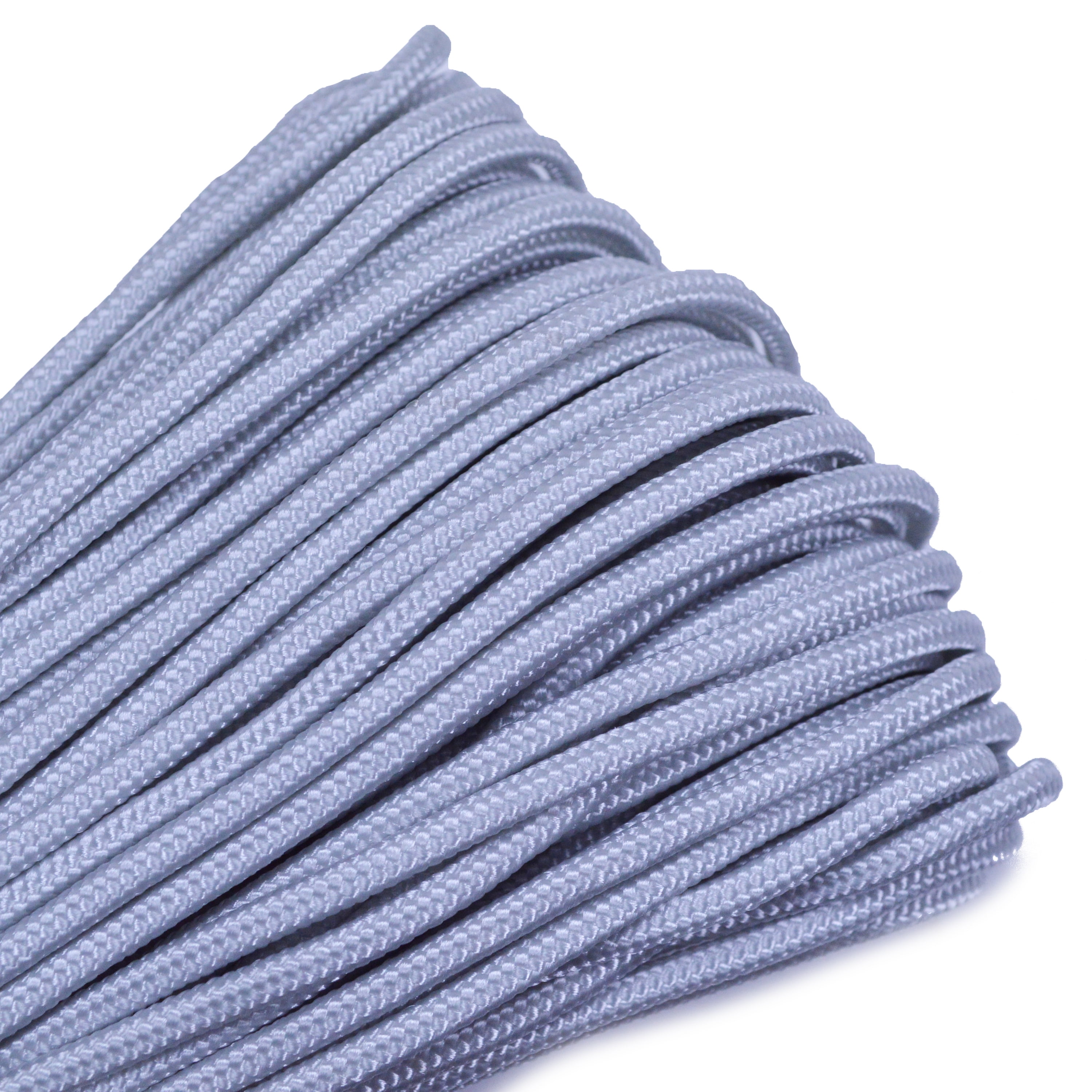 Silver Grey 275 Cord 5 Strand Paracord - 100 Feet - Walmart.com