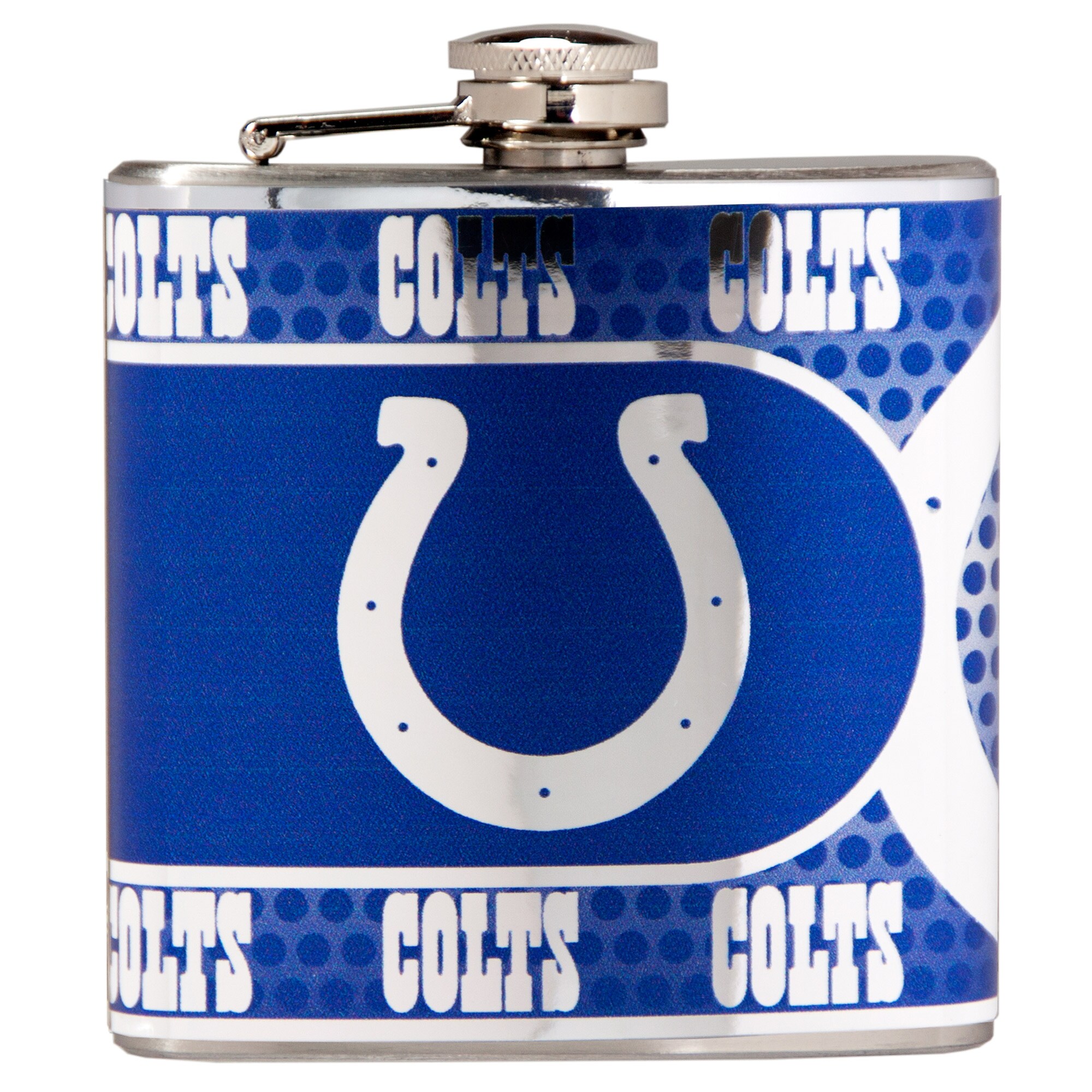 Silver Indianapolis Colts 6oz. Stainless Steel Hip Flask - Walmart.com