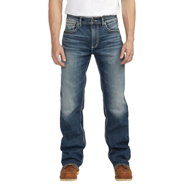 Silver Jeans Co. Men's Craig Classic Fit Bootcut Jeans, Waist Sizes 30 ...