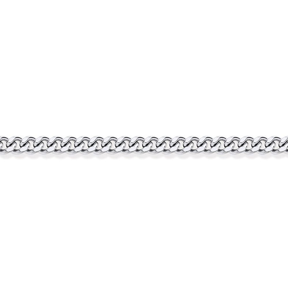 Silver Jewelco London Fine Curb Pendant Chain Necklace 1.6mm - Walmart.com
