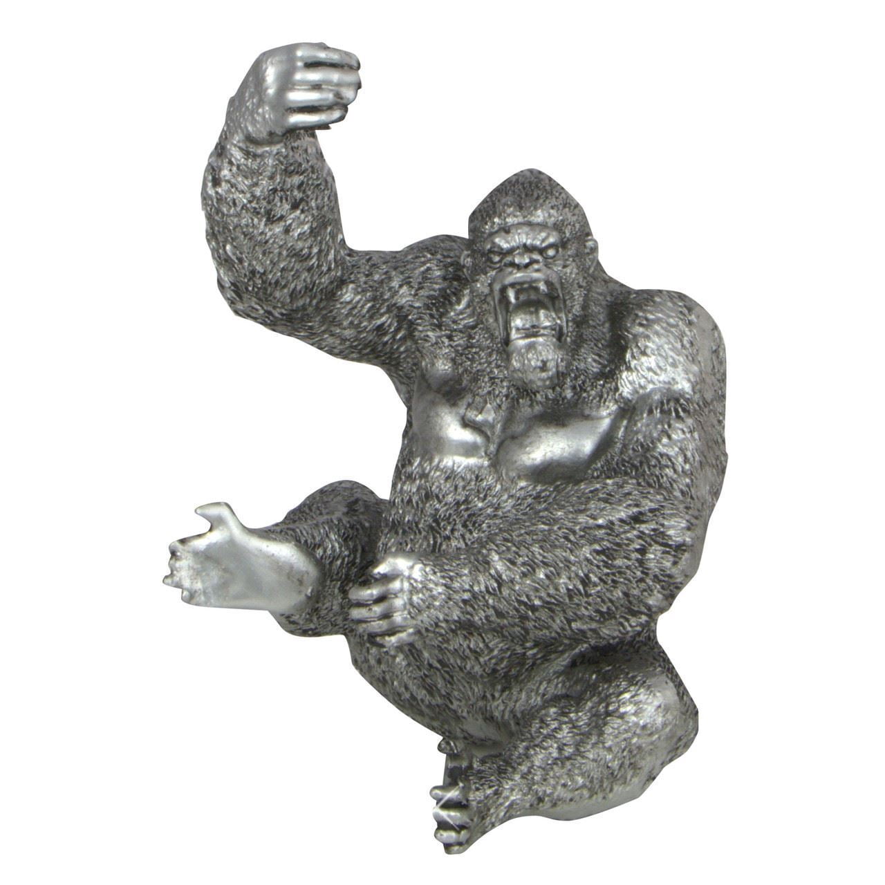 Silver King Kong Statue Free Standing 5in - Walmart.com
