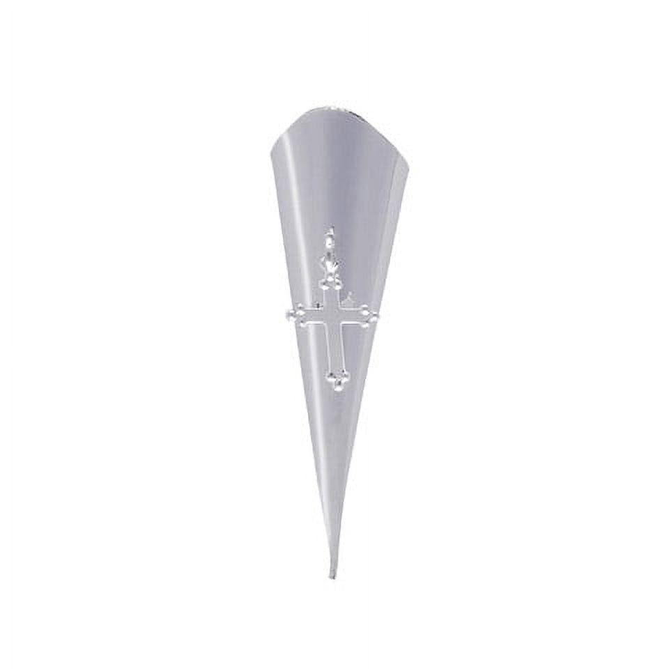Silver Lapel Pin Vase Wsmall Cross Trim - Walmart.com