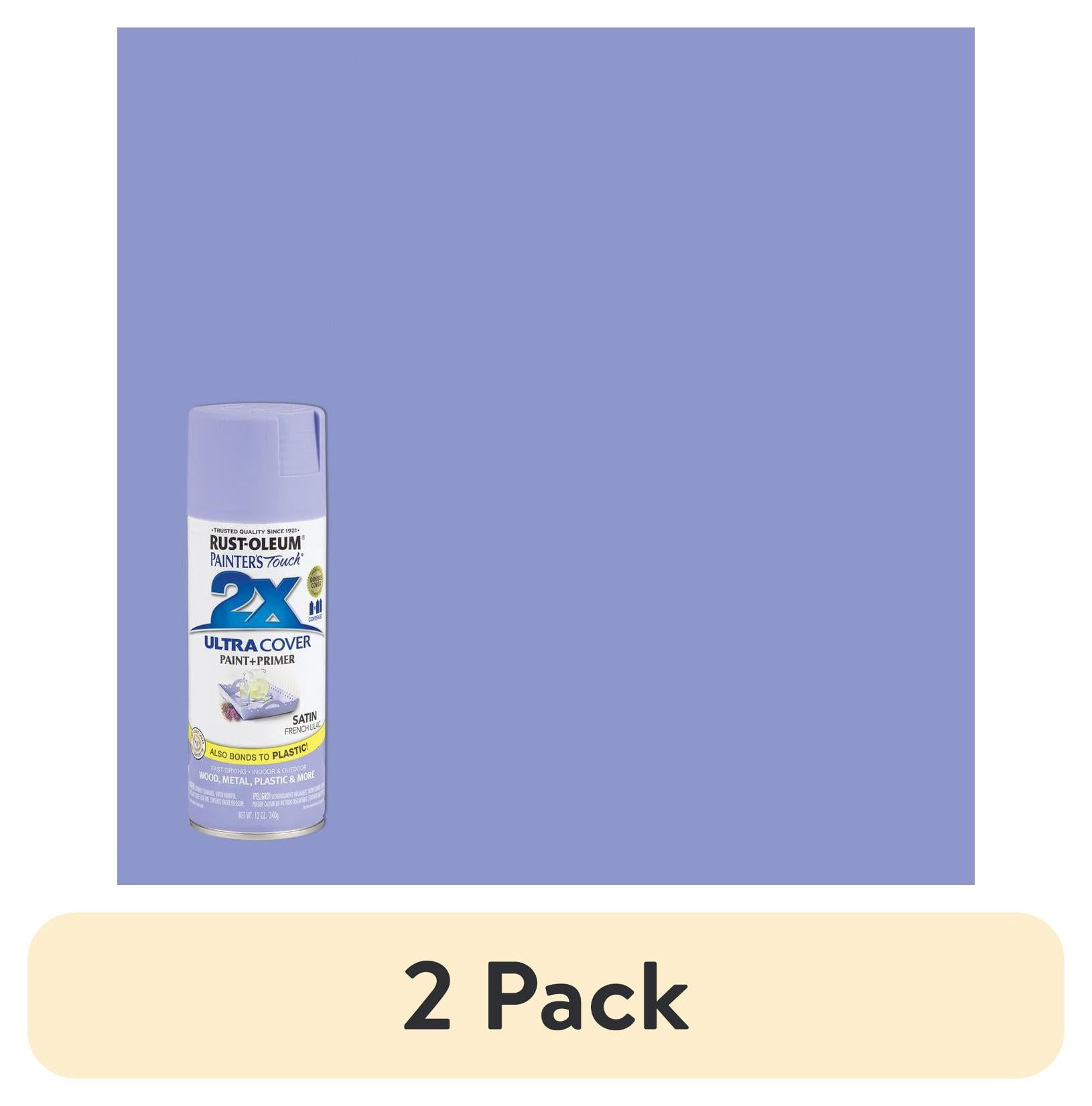 (2 pack) Silver Lilac, Rust-Oleum American Accents 2X Ultra Cover Satin ...