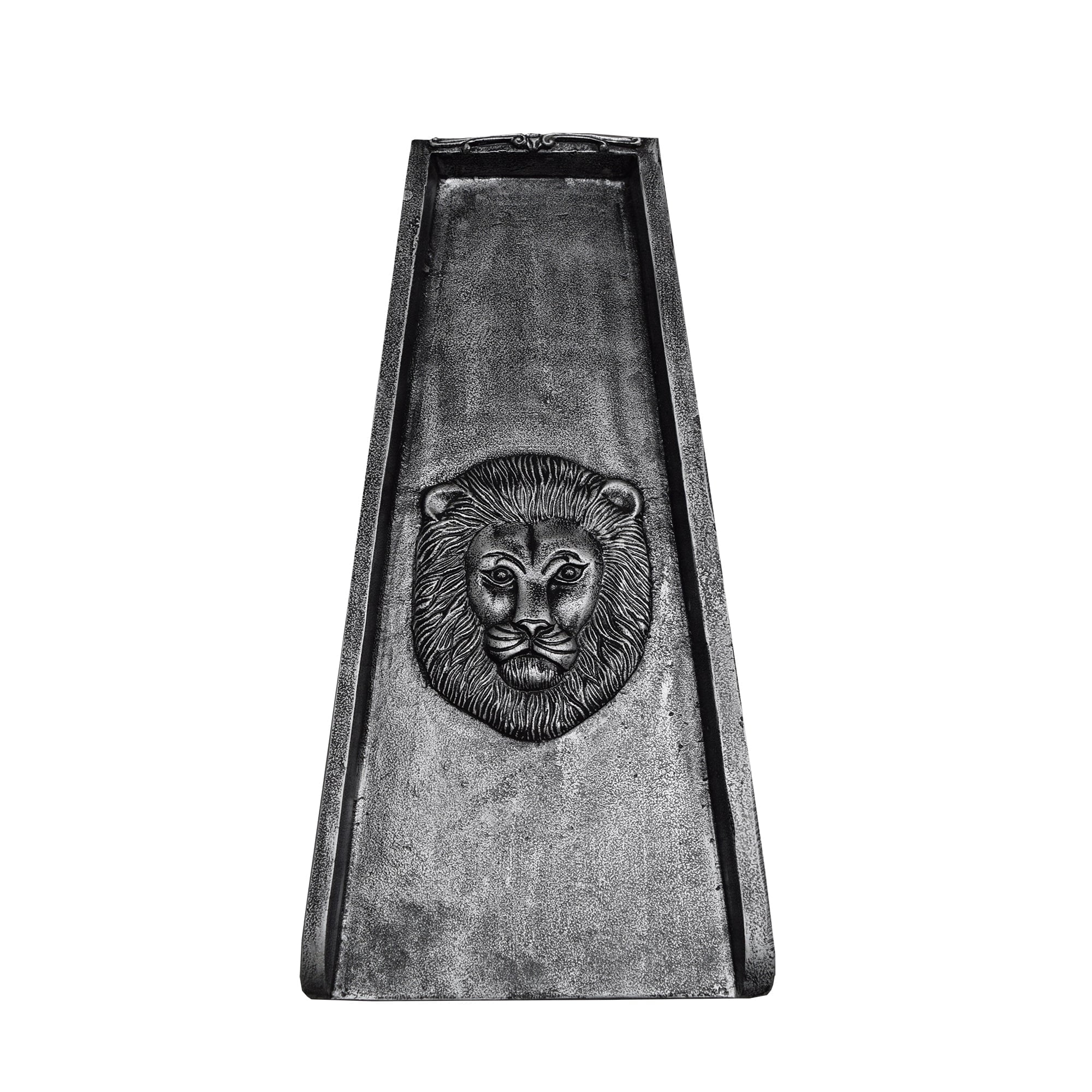 Silver Lion Alligator 24-in Cast Aluminum Downspout Gutter Splash Block ...