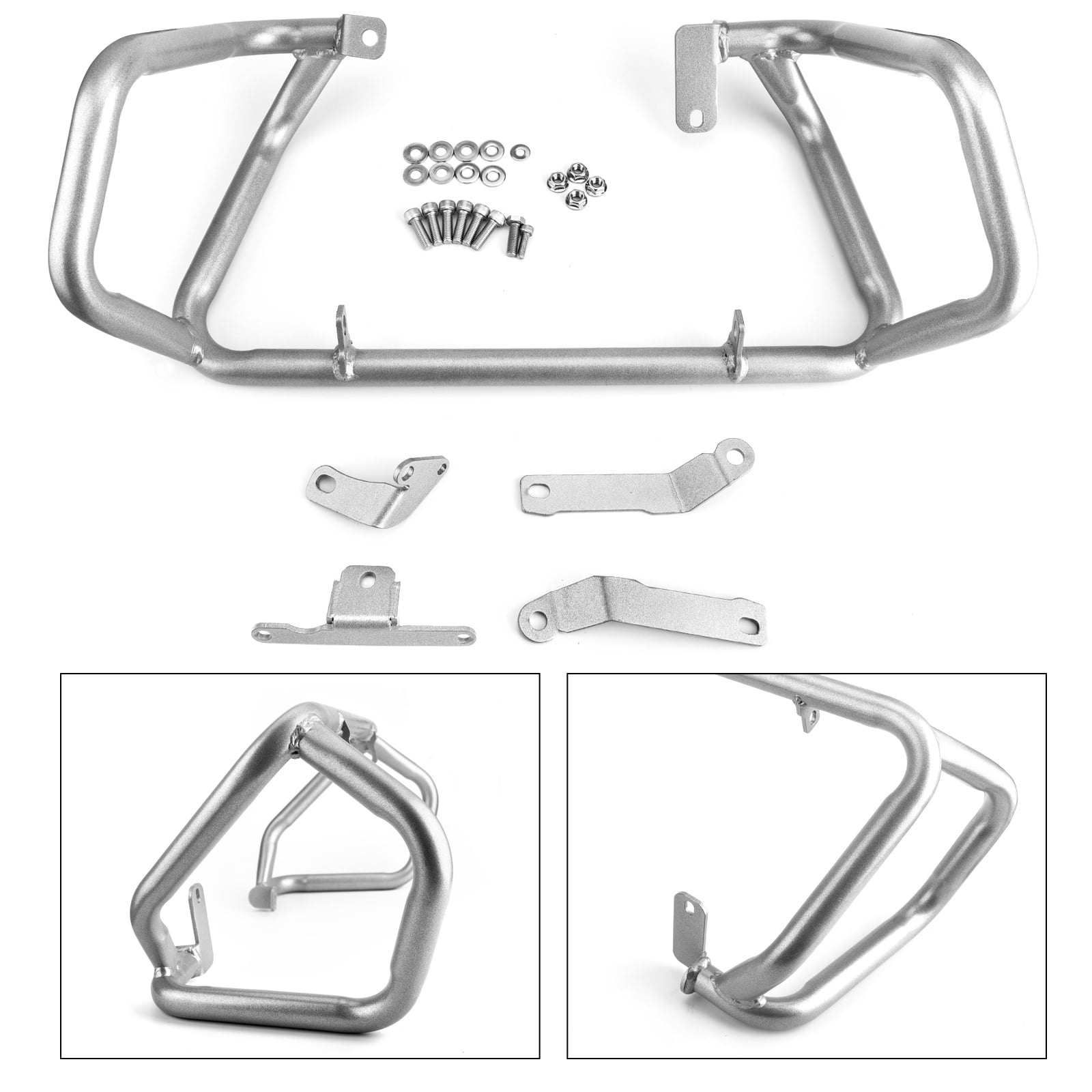 Silver Lower Bumper Engine Guard Crash Bars For BMW G310R G310GS 2017 ...