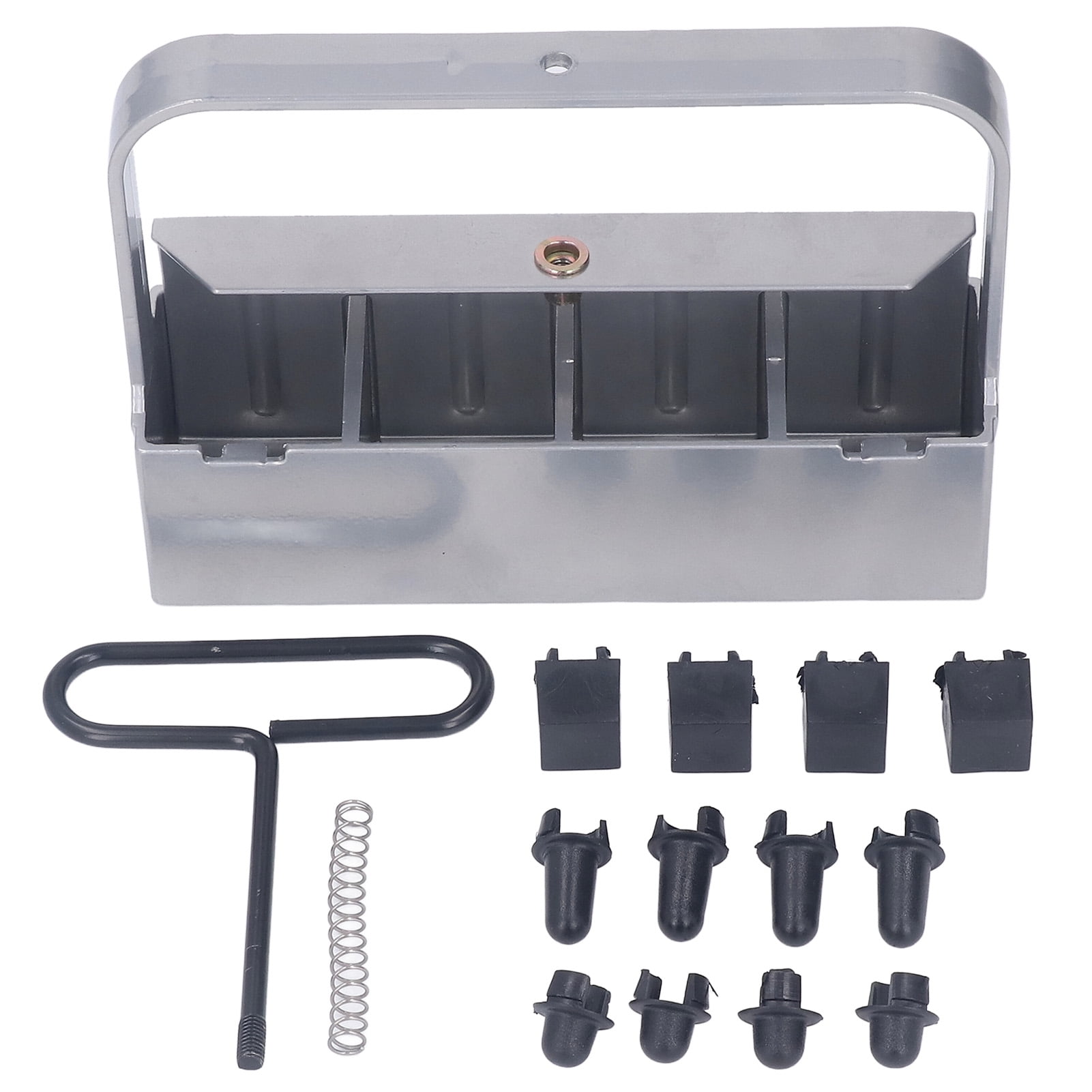 Silver Manual Soil Block Maker Set - Stainless Steel Handheld Seedling ...