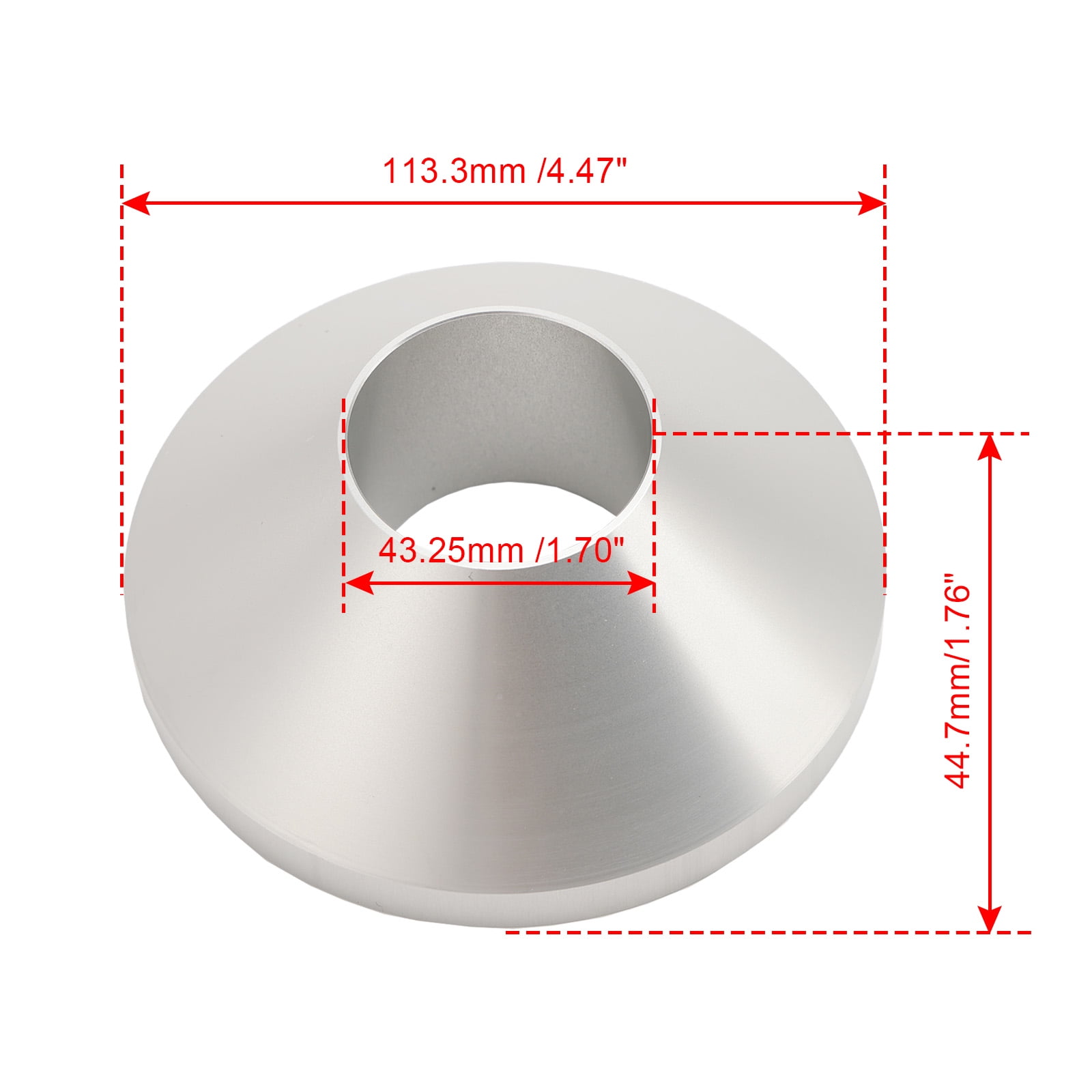 Silver Manual Tire Centering Cone For Generic Car with 1.67" Diameter ...