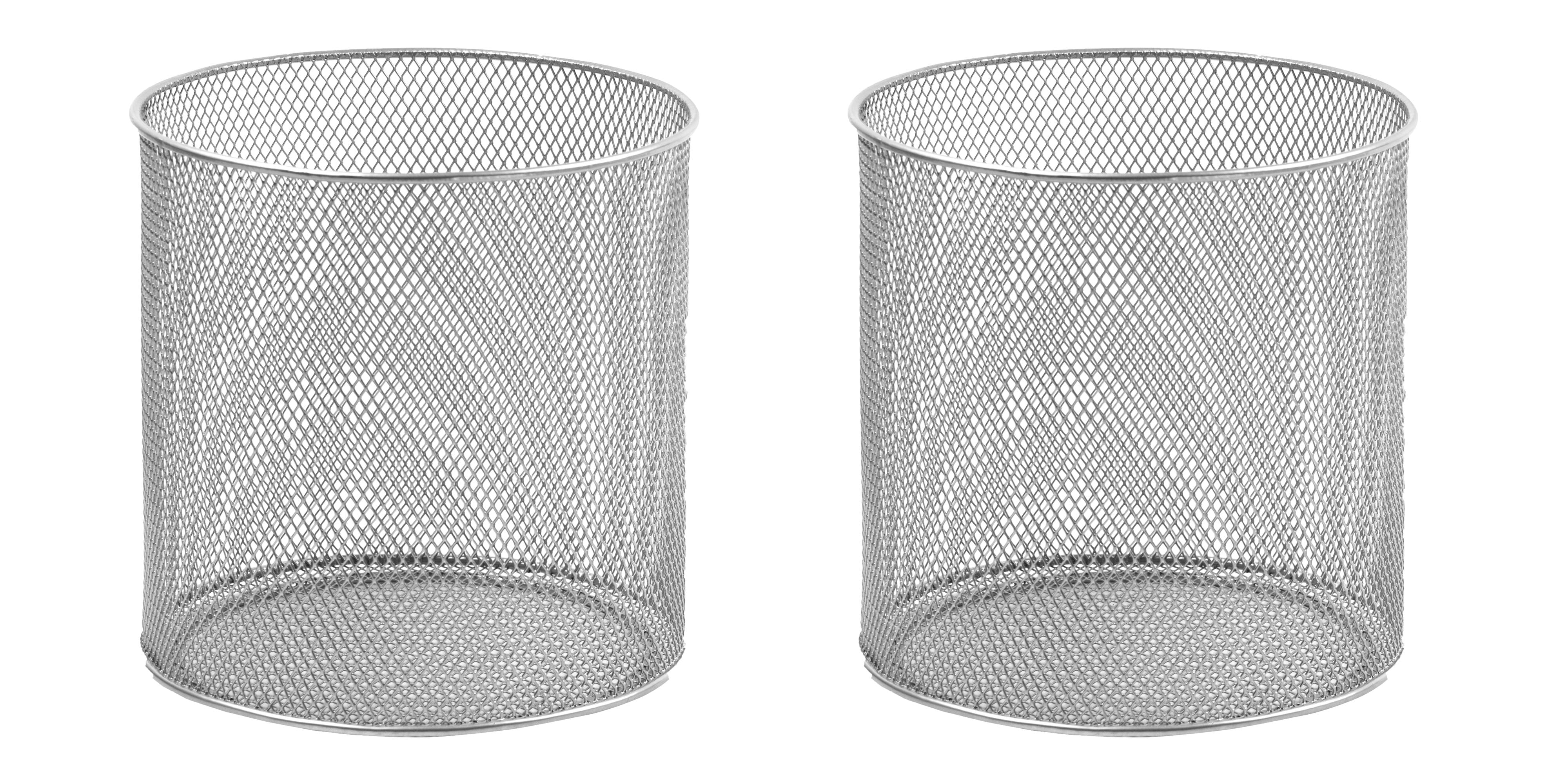 Silver Mesh Utensil Cup Organizer Pack of 2, 2375-2 - Walmart.com