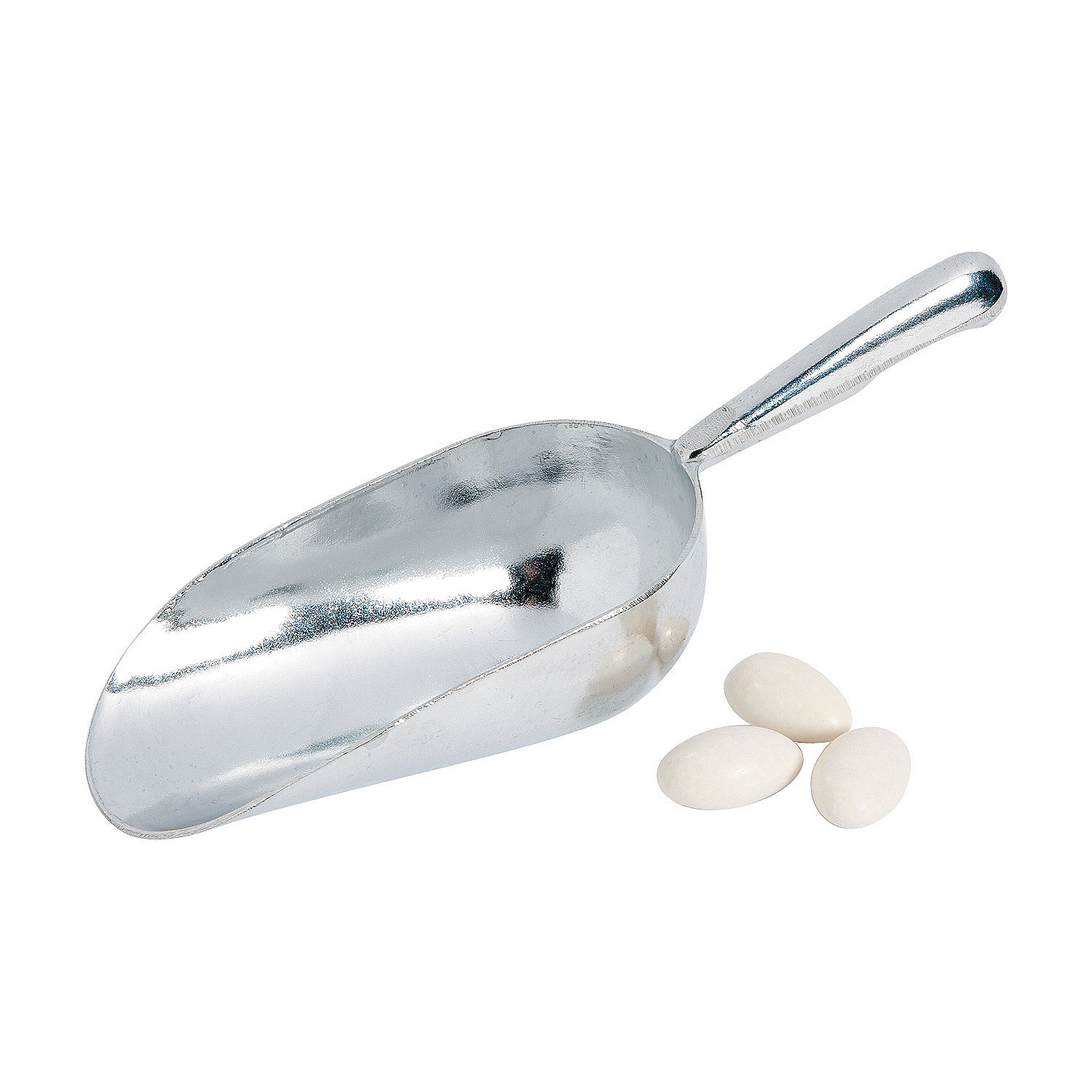 Silver Metal Candy Scoops - Party Supplies - 3 Pieces - Walmart.com