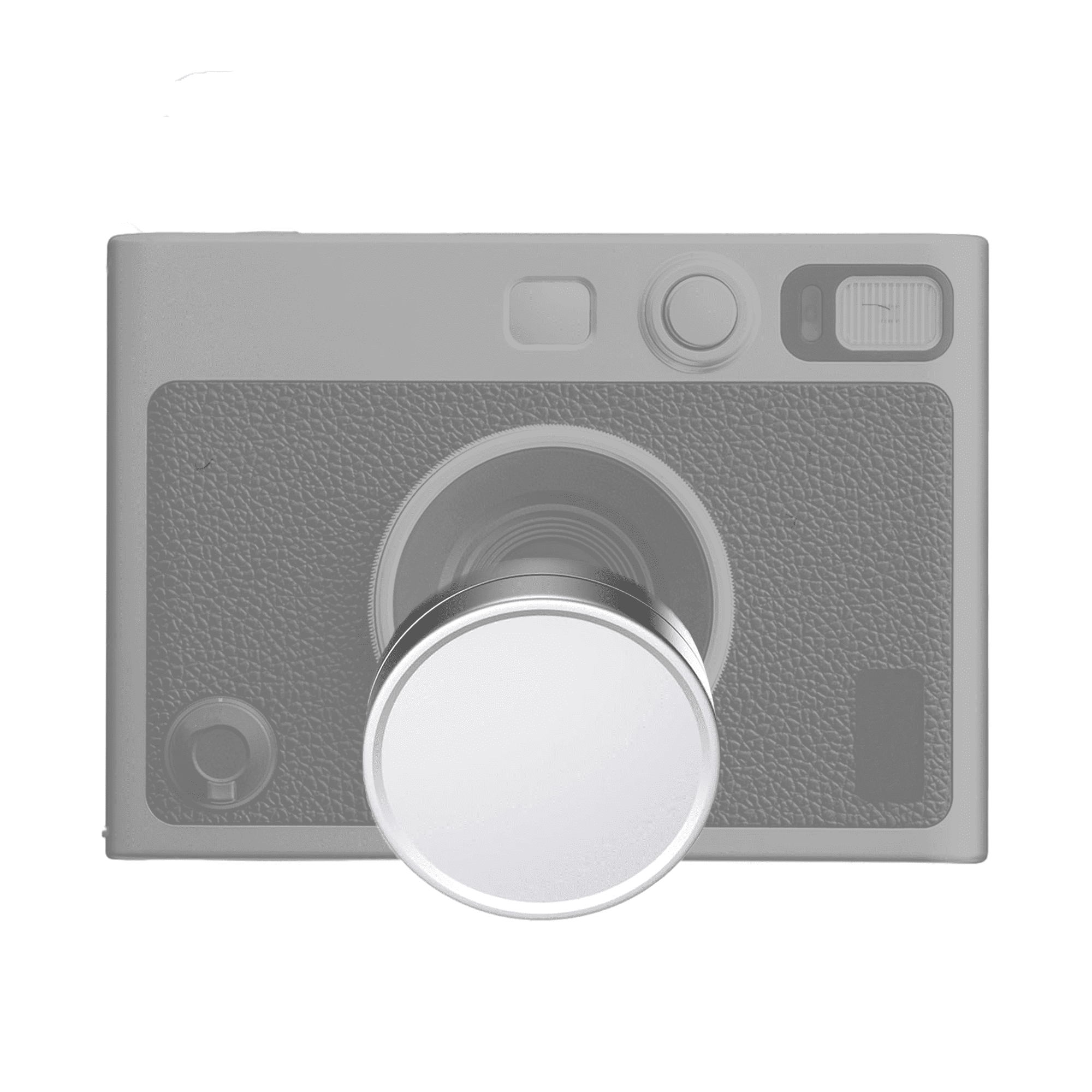 Silver Metal Lens Cap for Fuji Instax Mini Evo, Fuji Mini Accessories ...