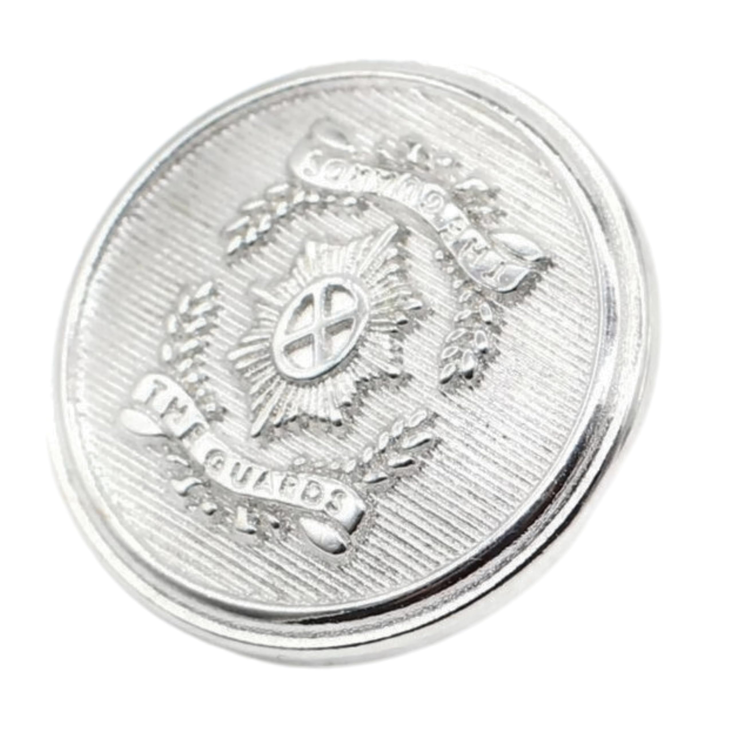 Silver Metal Shank Buttons - 12 Pcs - 3 Size Options - The Guards of ...