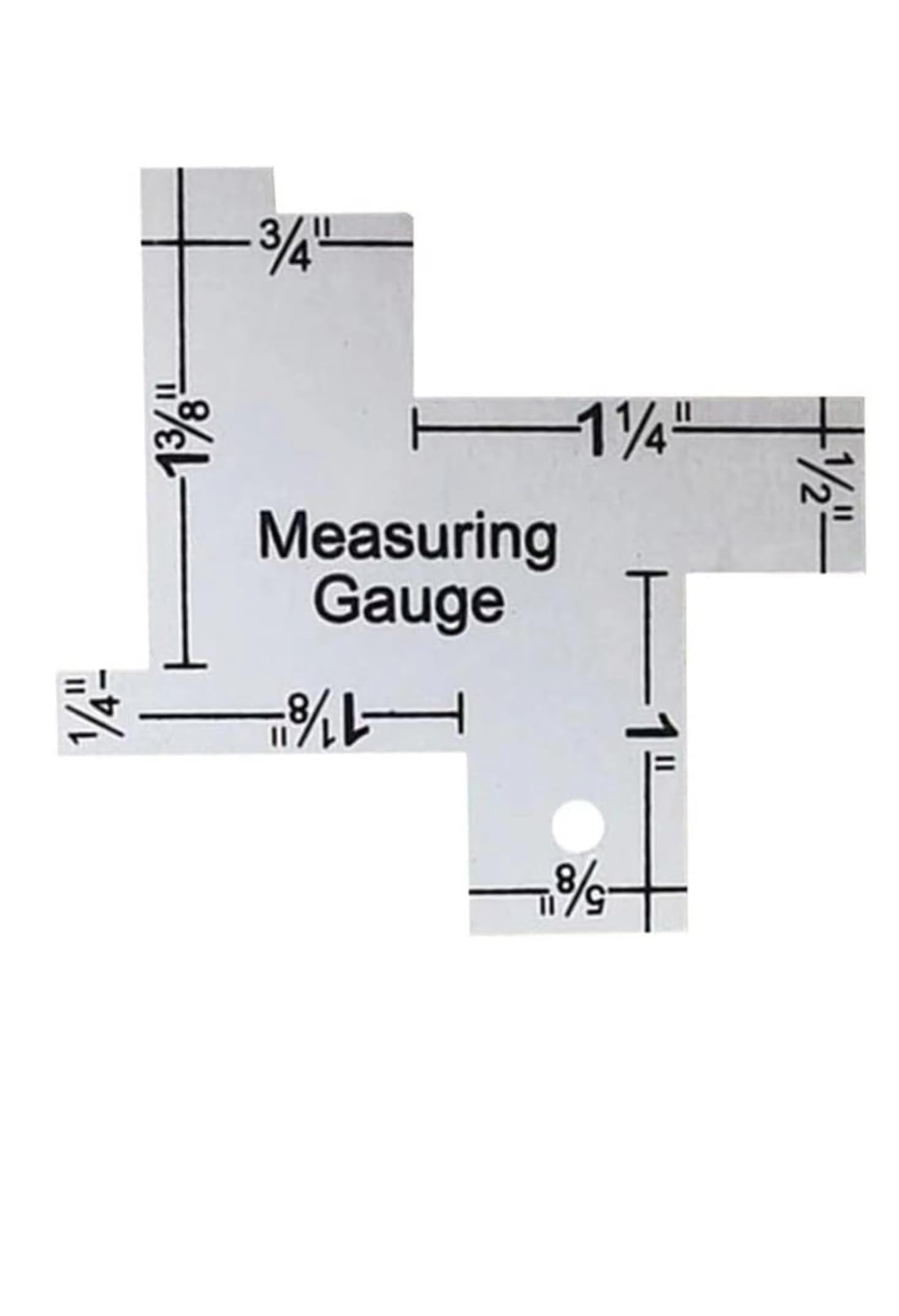 Silver Mini Sewing Measuring Gauge Metal Seam Gauge Sewing Ruler Sewing ...