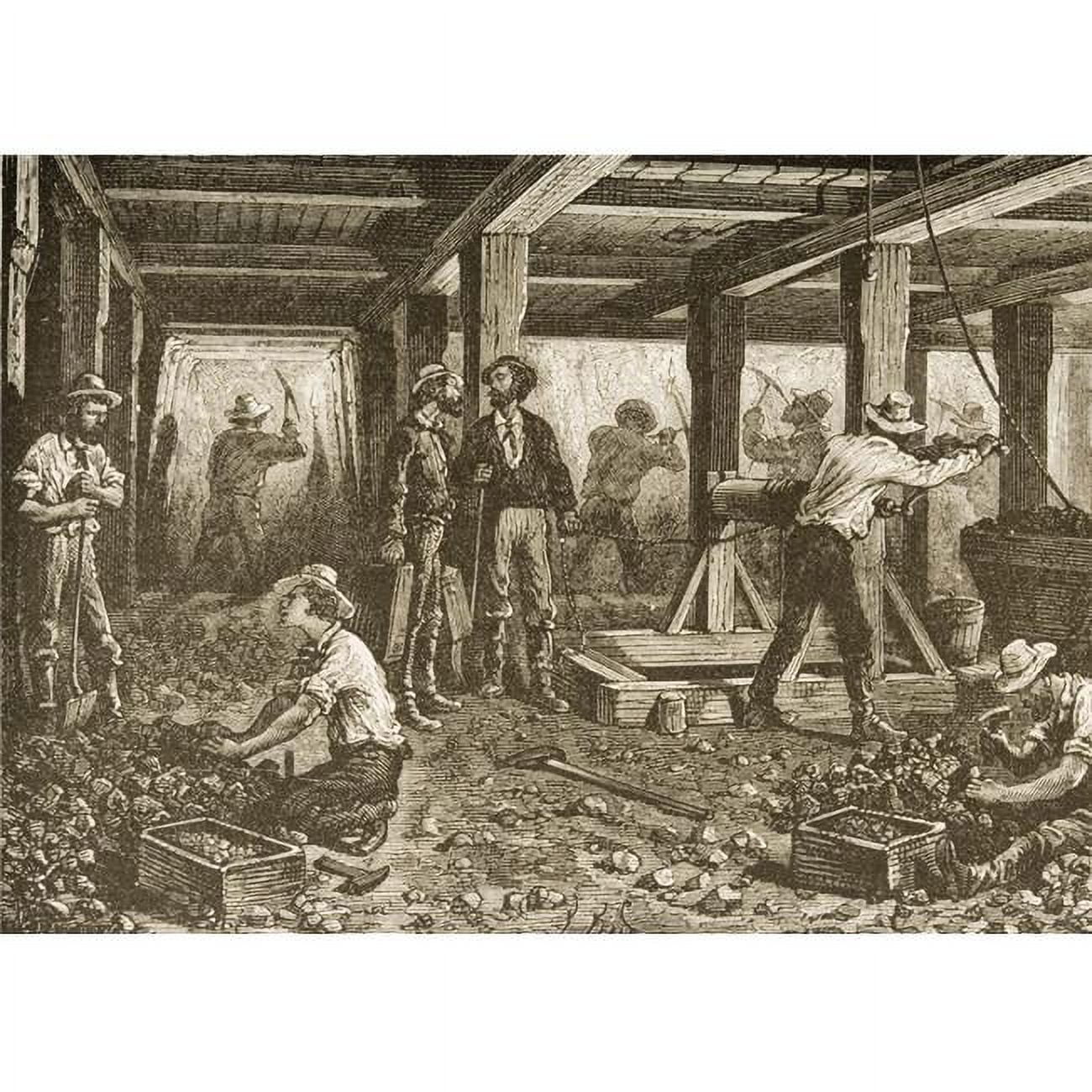Silver Mining In Nevada In 1870S From American Pictures Drawn with Pen ...