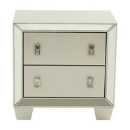 Michael Amini Hollywood Swank 2-Drawer Nightstand - Crystal Croc ...