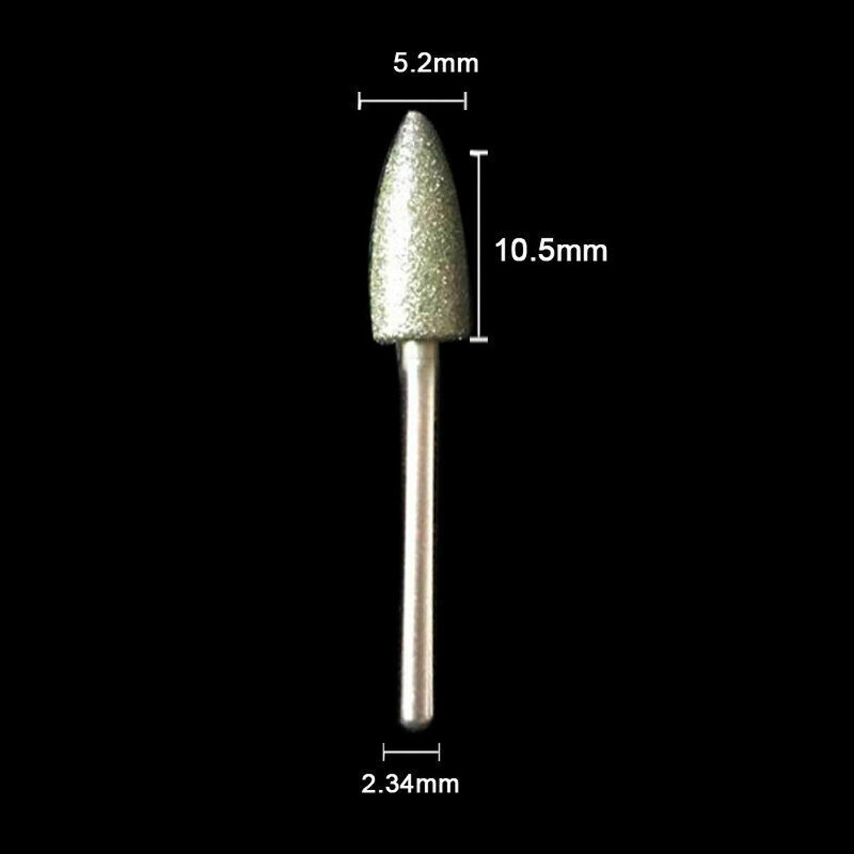 Silver Nail Salon Manicure Pedicure Carbide Nail Drill Bits Clean Burr ...