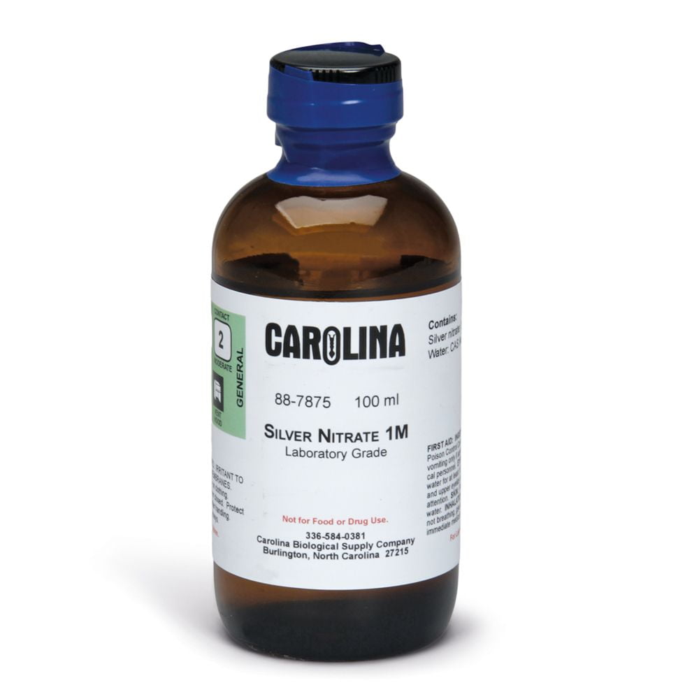 Silver Nitrate Solution, 1 M, Laboratory Grade, 100 Ml - Walmart.com