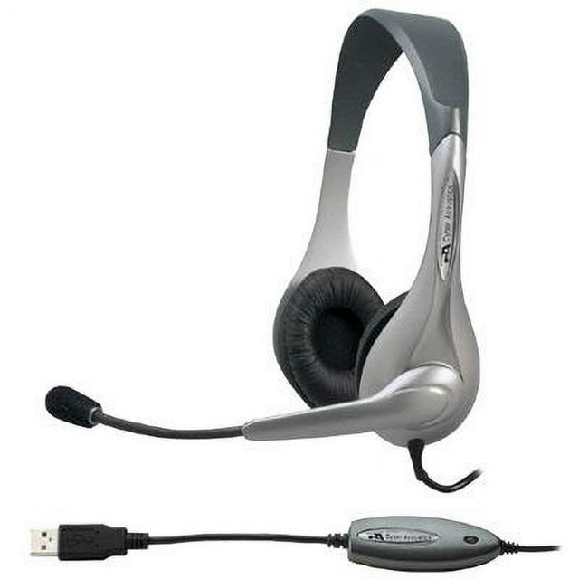 Silver OEM USB Headset Mic | Bundle of 5 - Walmart Business Supplies