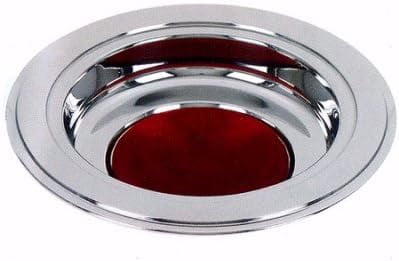 Silver Offering Plates (Burgundy Felt Pad) - Walmart.com