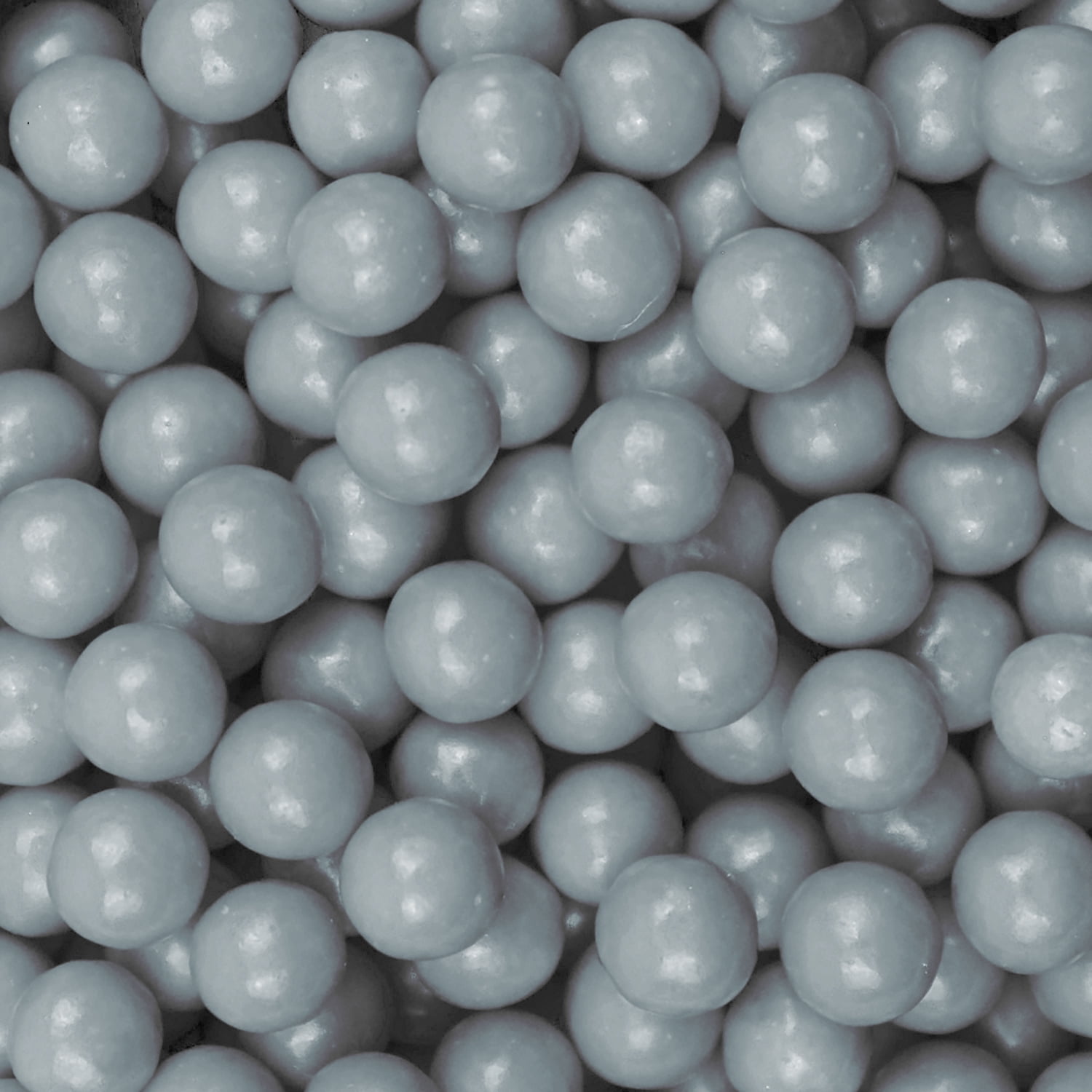 Silver Pearl Edible 8mm Sprinkle Beads (1/2 cup) Candy Decor for Cakes ...