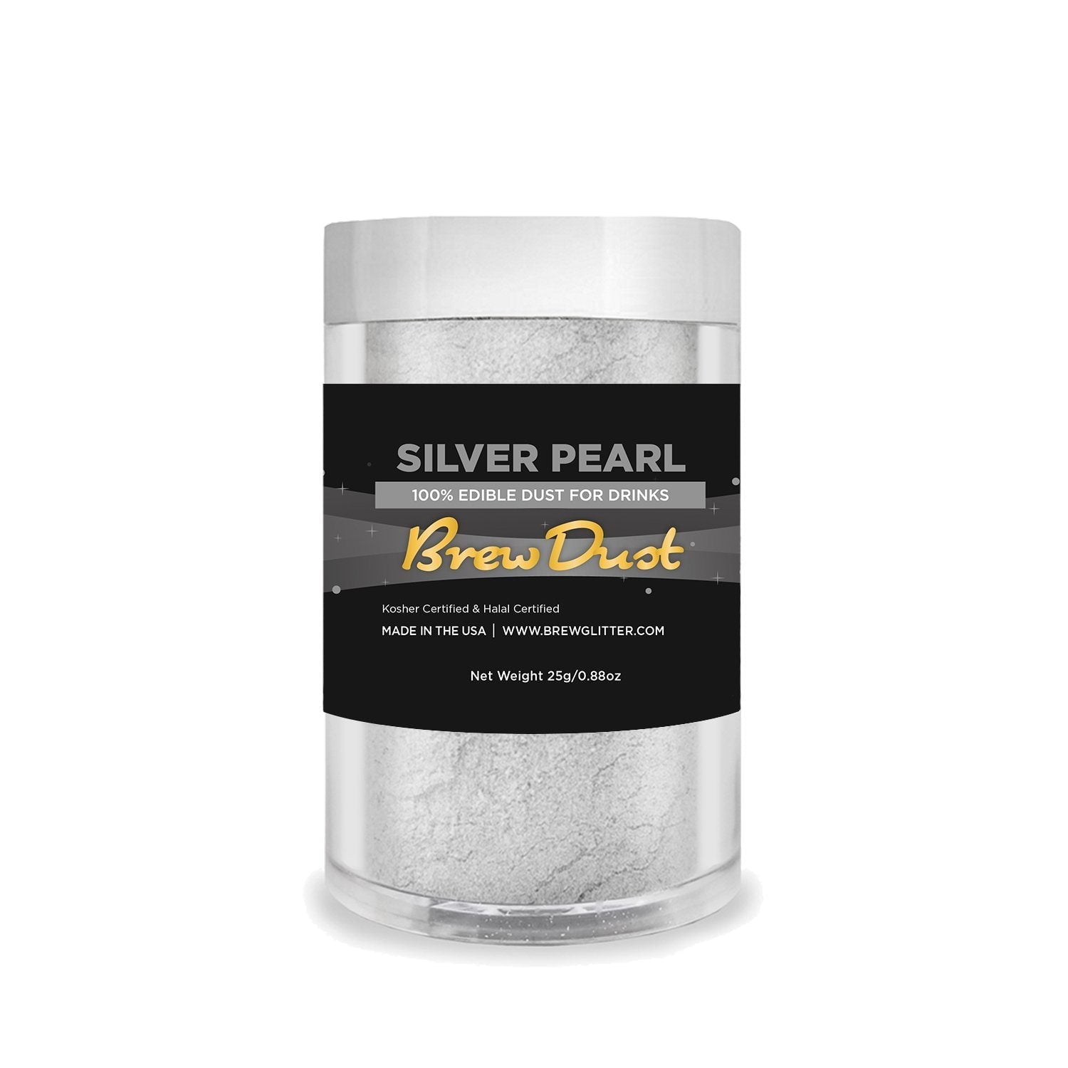 Brew Dust - Silver Pearl Edible Drink Powder - Silky Swirl, Beverage ...