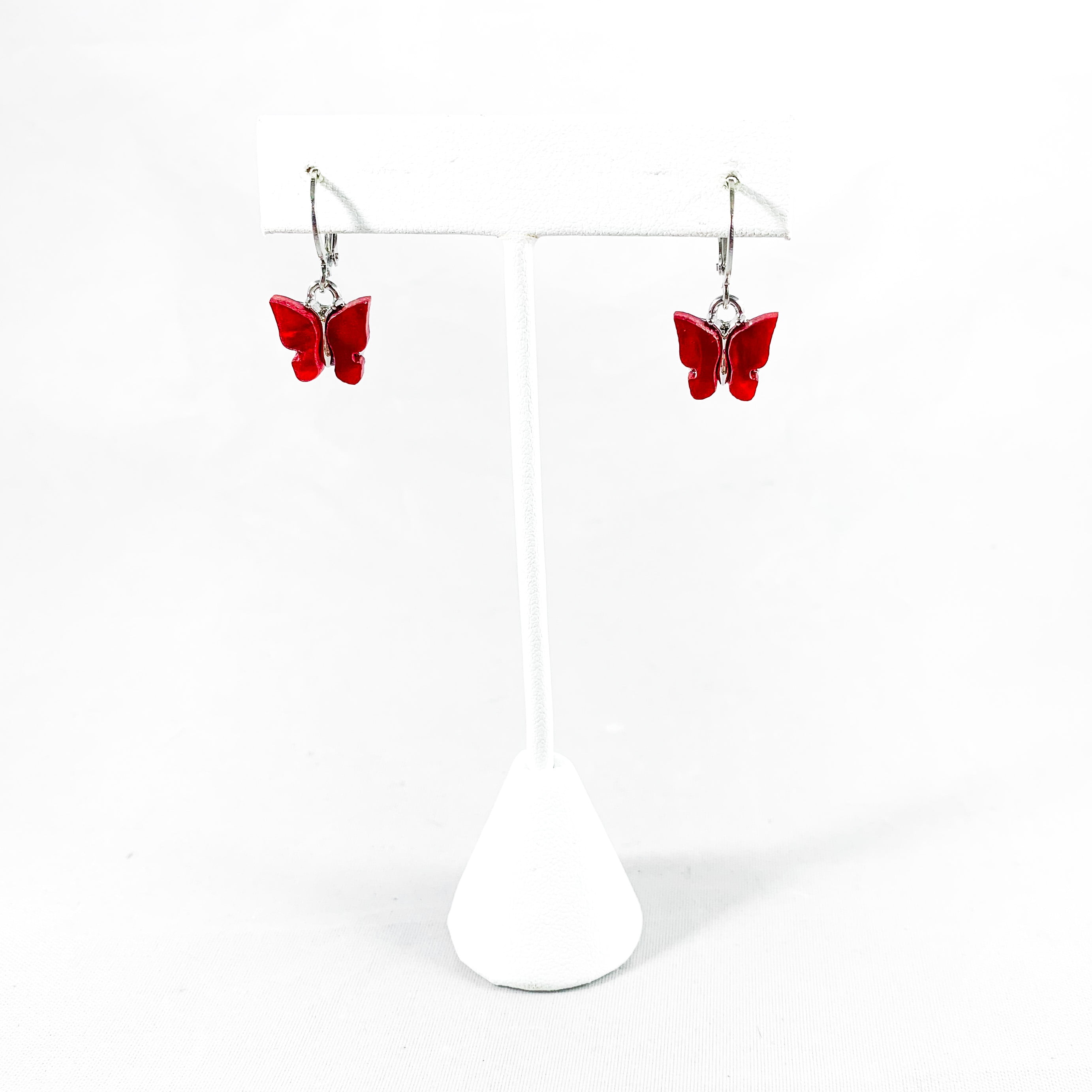 Silver Pearly Butterflies ruby red - Walmart.com
