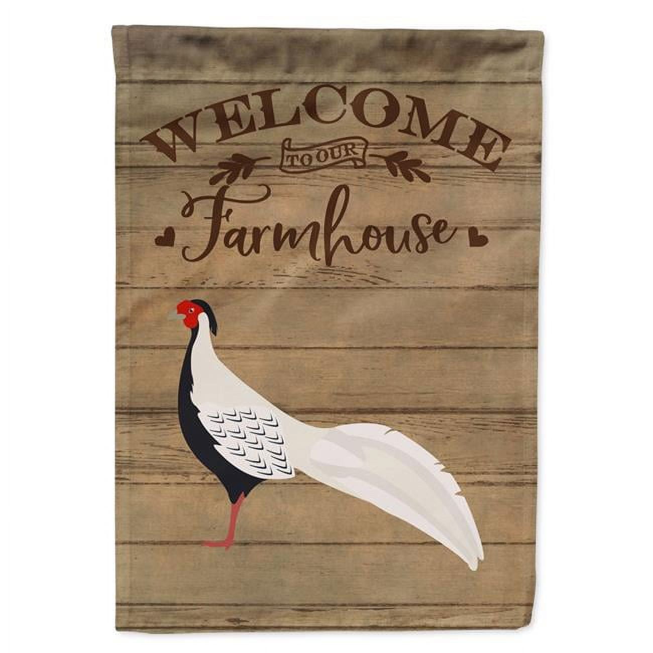 Silver Pheasant Welcome Garden Flag - 11 x 0.01 x 15 in. - Walmart.com
