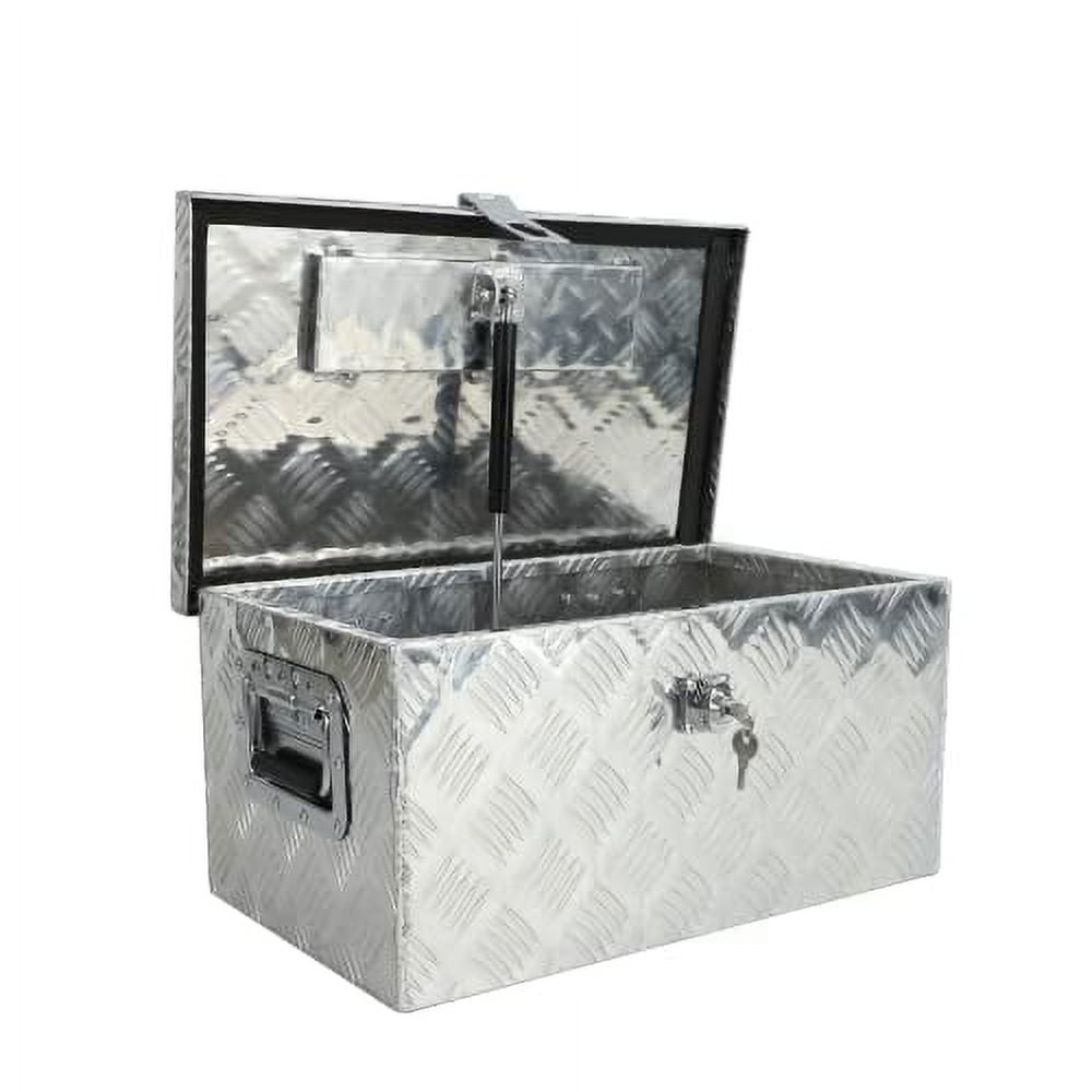 Silver Pick Up Truck Bed RV Trailer Toolbox Storage Tools, 20 Inch ...