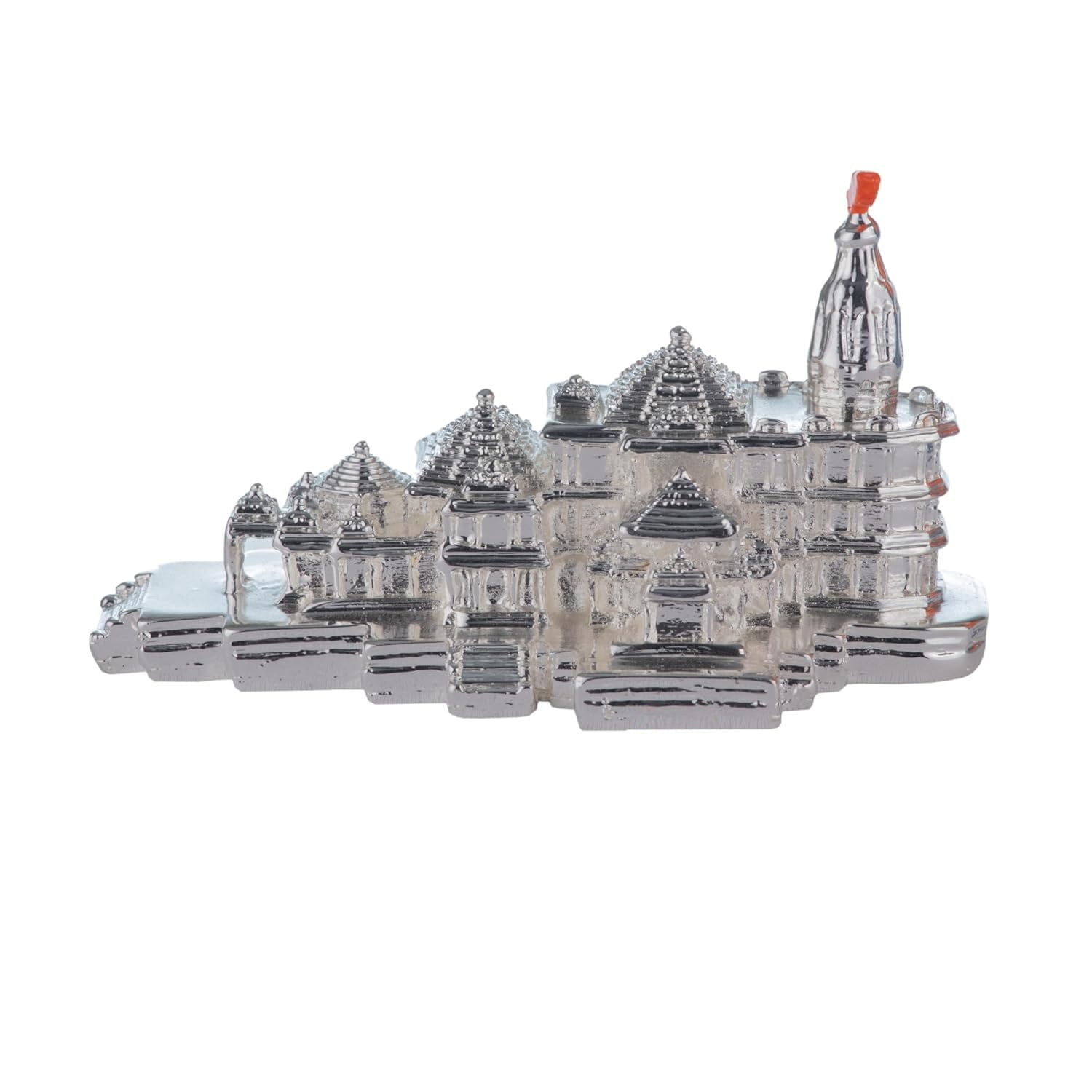 "Silver Plated Ayodhya Ram Mandir 3D Model for Home Decoration, Gifting ...