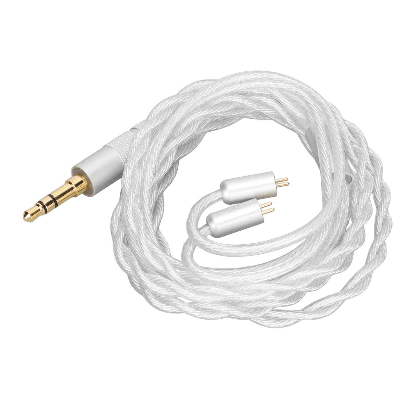 Silver Plated Copper Earphone Cable Professional Replacement Headphone ...