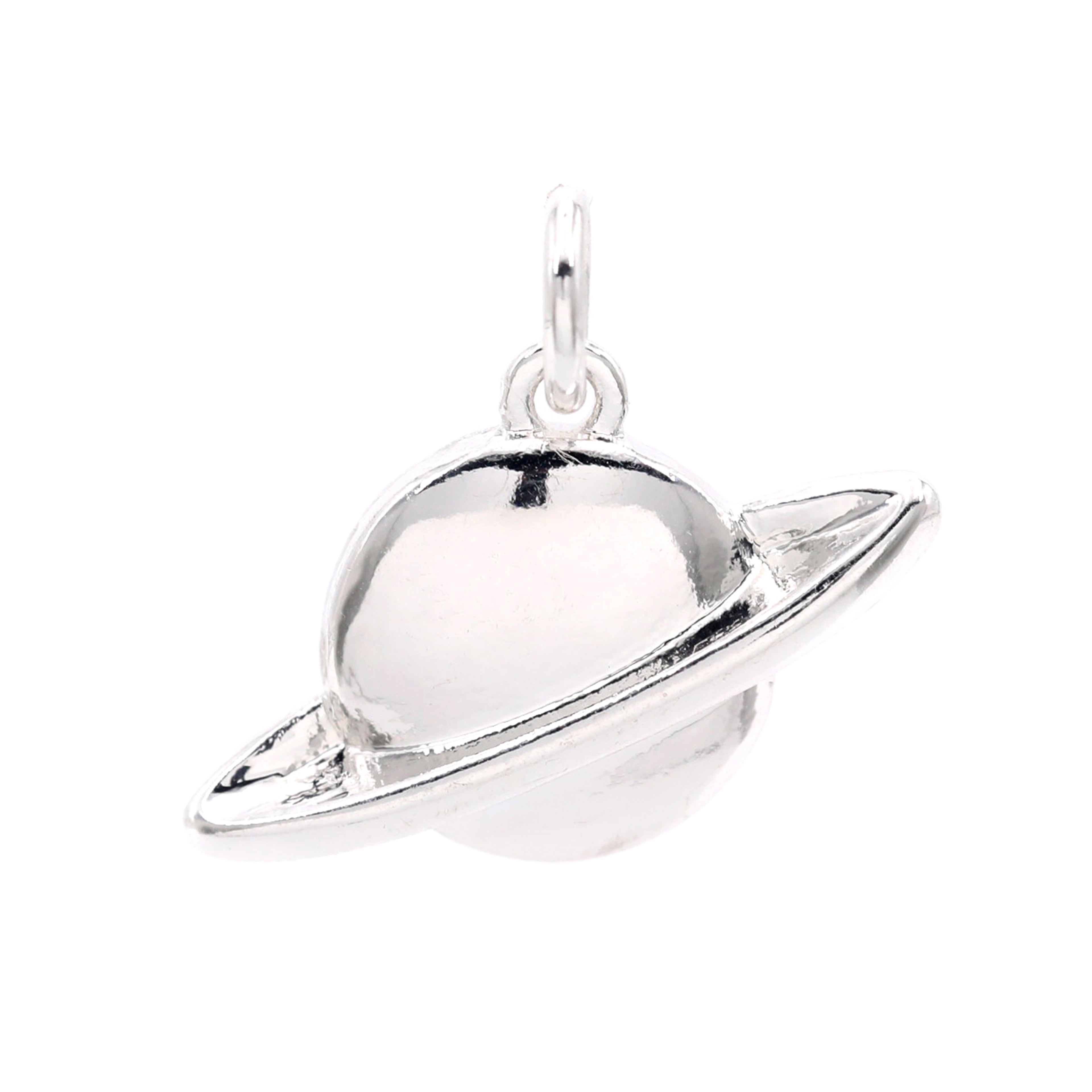 Silver Plated Planet Charm by Bead Landing™ - Walmart.com