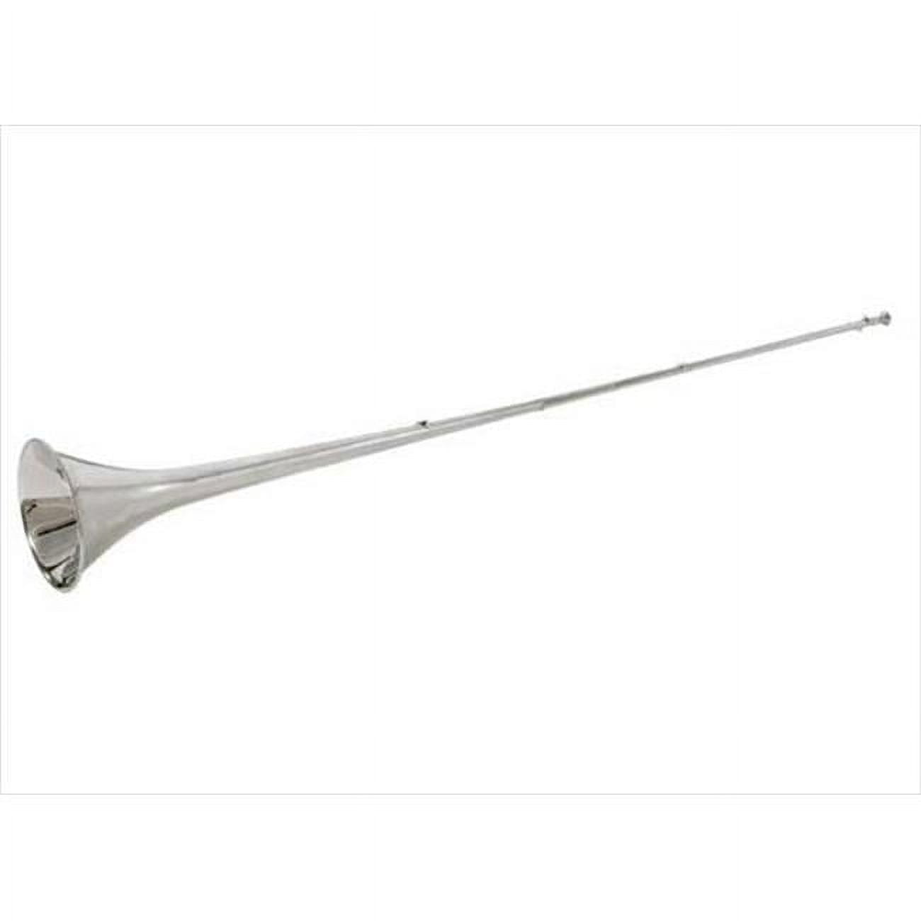 "Holy Land Gifts Silver-Plated Brass Temple Trumpet, 47"" Long with ...