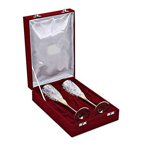Silver Plated Wine GobletWine Glasses Set Of 2 Pieces For Exclusive ...