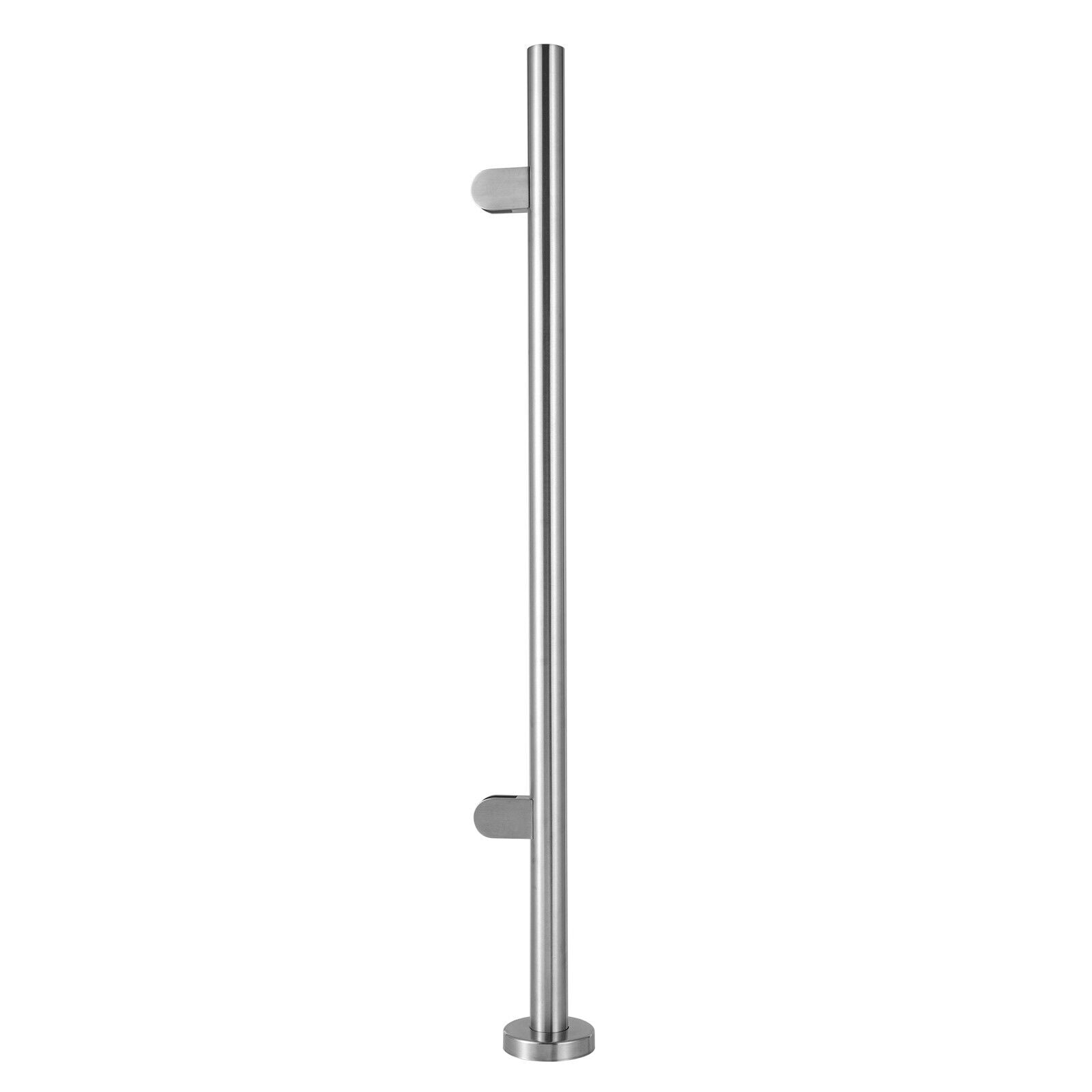 Silver Railing End Post Glass Balustrade Glass Railing Post End Post ...