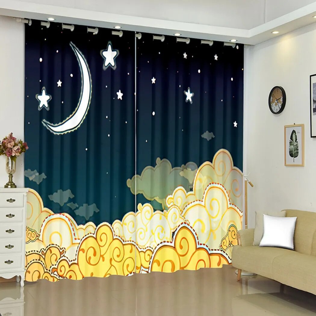 Silver Rain Of Shining Particles Curtain Shiny Stars Polyester Pongee ...