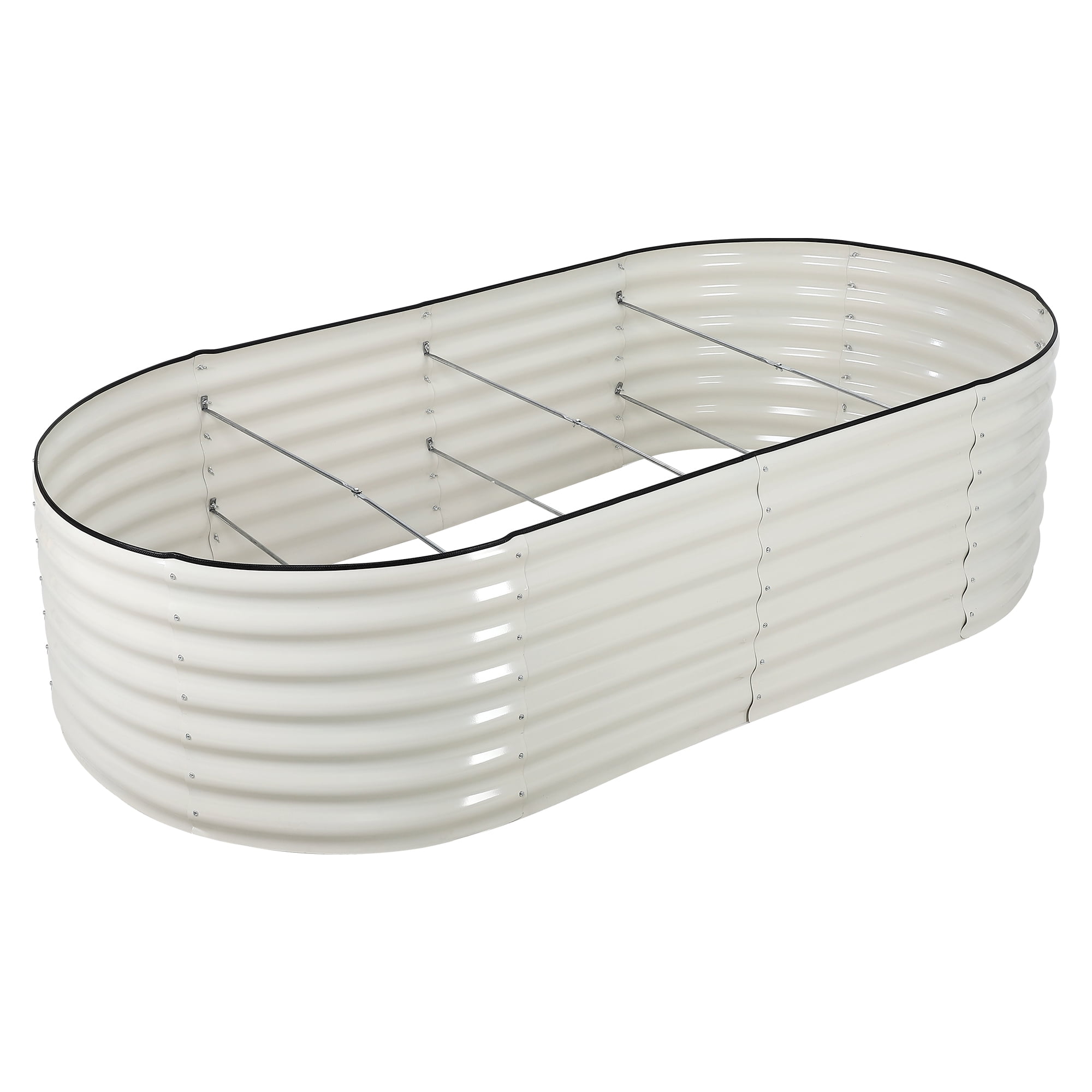 Silver Raised Garden Bed, Raised Planter Bed for Vegetables, Flowers ...