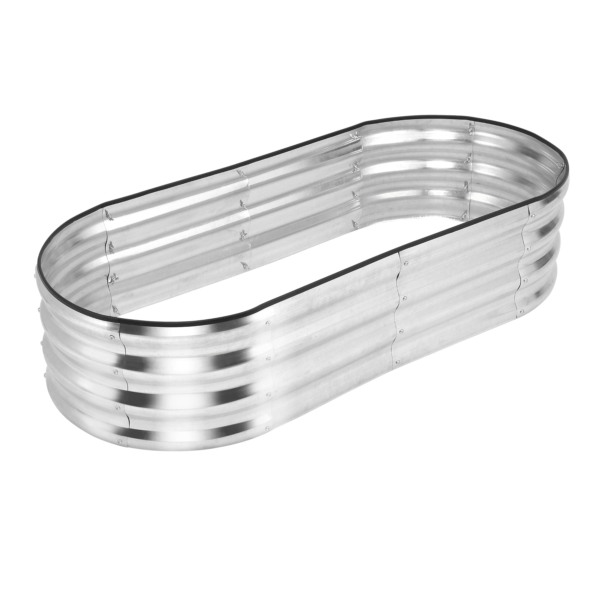 Silver Raised Garden Bed, Raised Planter Bed for Vegetables, Flowers ...