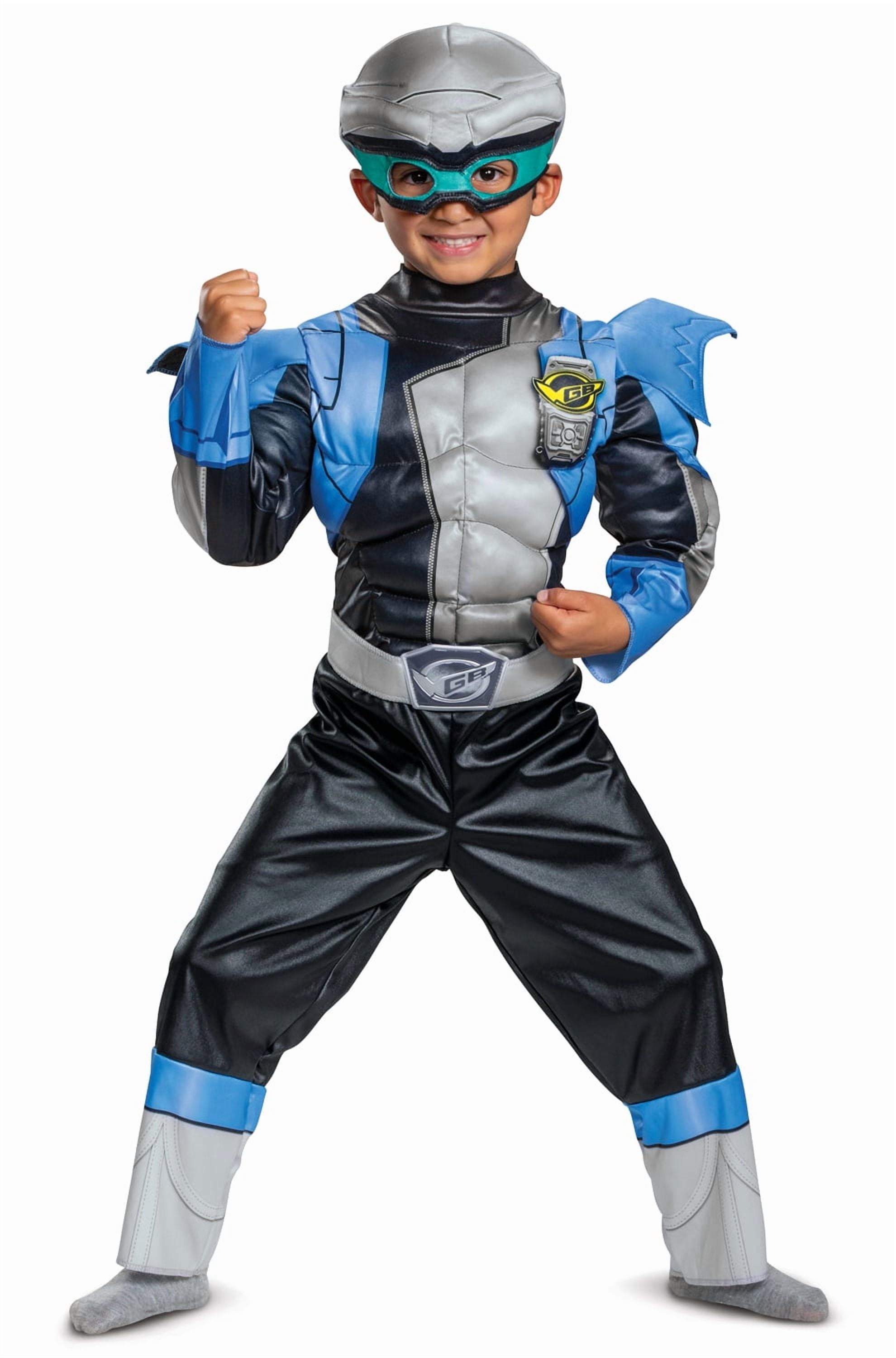 Silver Ranger Beast Morphers Toddler Muscle Costume - Walmart.com