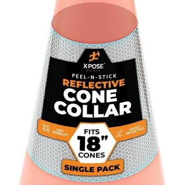 3M PVC Traffic Safety Cones (9012): 18 in. Reflective Safety Cone ...