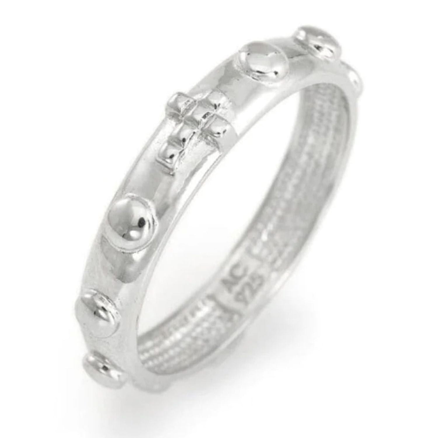 Silver Rosary Ring - Walmart.com
