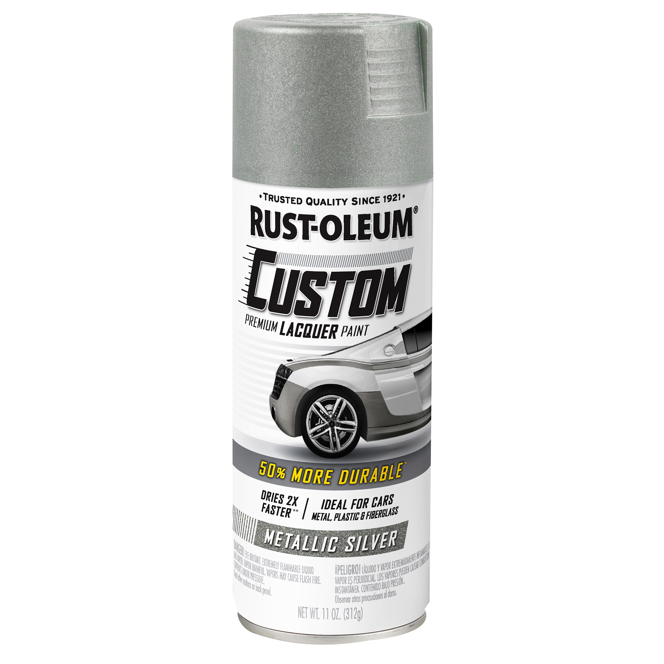 Silver, Rust-Oleum Custom Automotive Metallic Lacquer Spray Paint ...