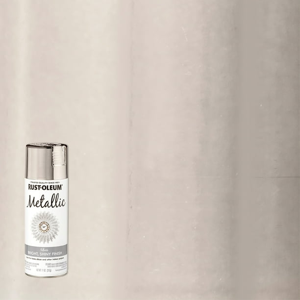 Silver, Rust-Oleum Specialty Metallic Spray Paint- 11 oz, 6 Pack ...